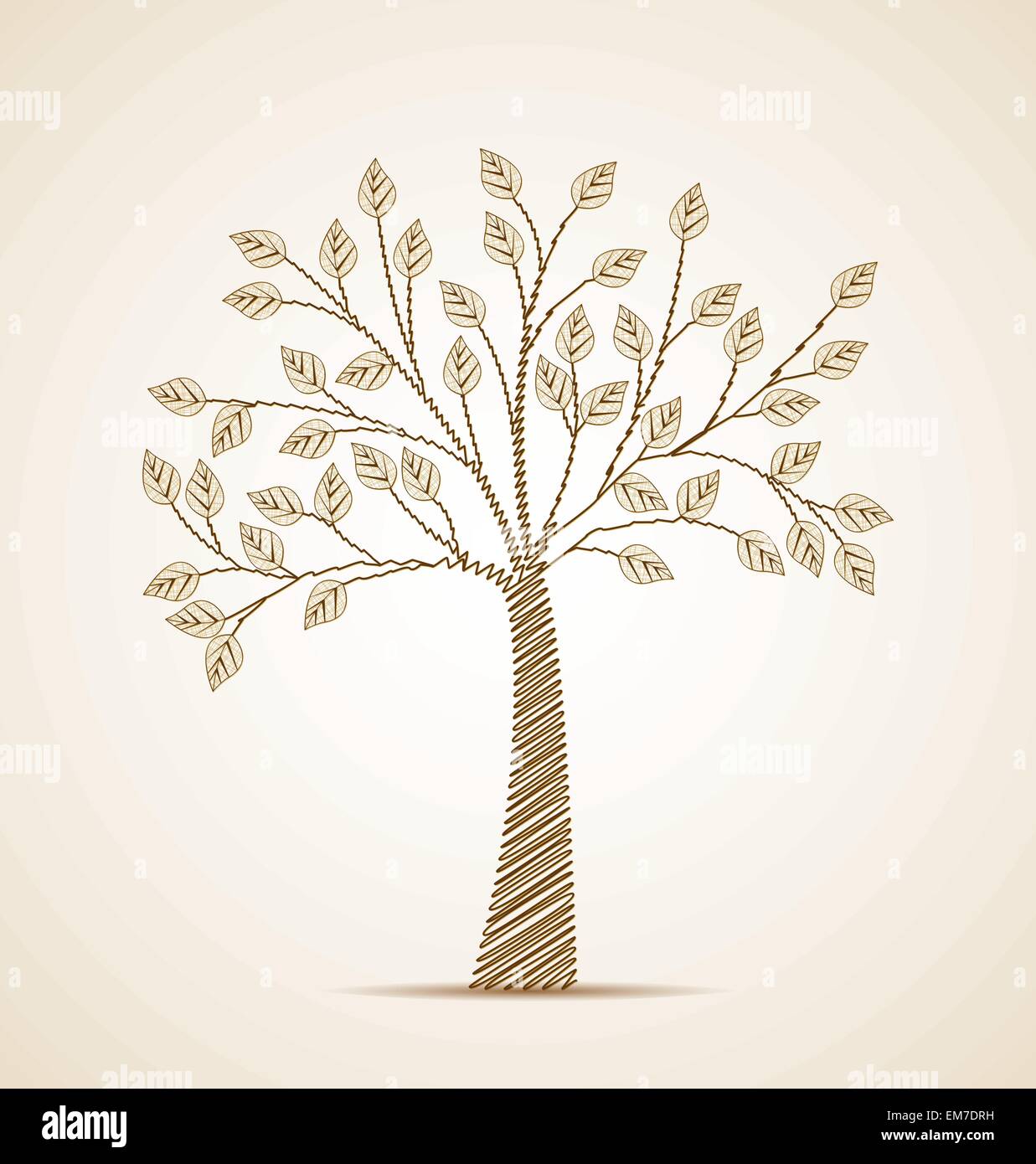 Decorative tree image Stock Vector Images - Alamy