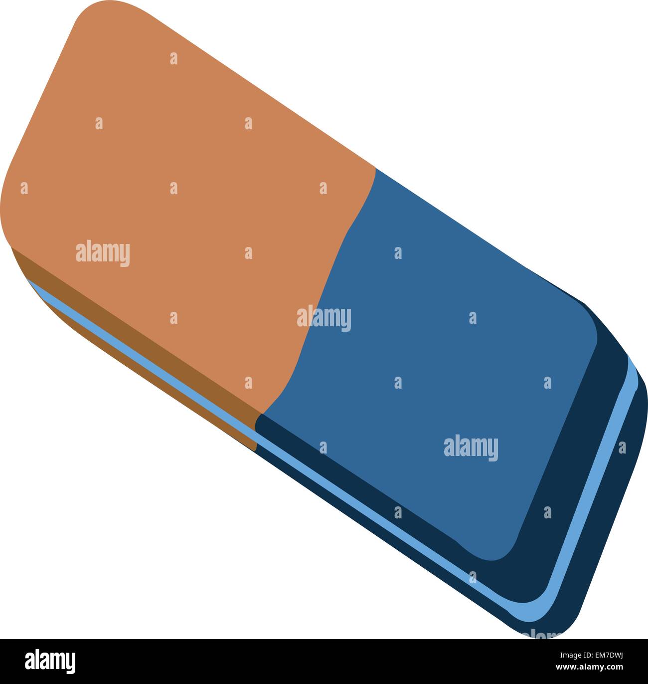 Orange rubber eraser Stock Vector Images - Alamy