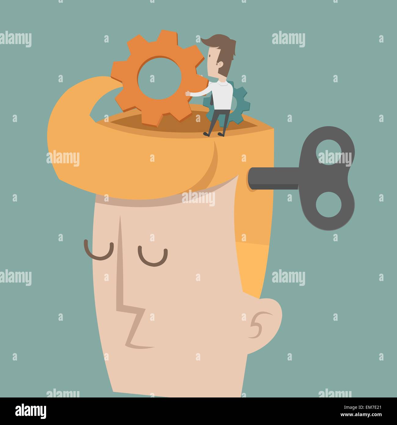 Human head gears in Stock Vector Images - Alamy