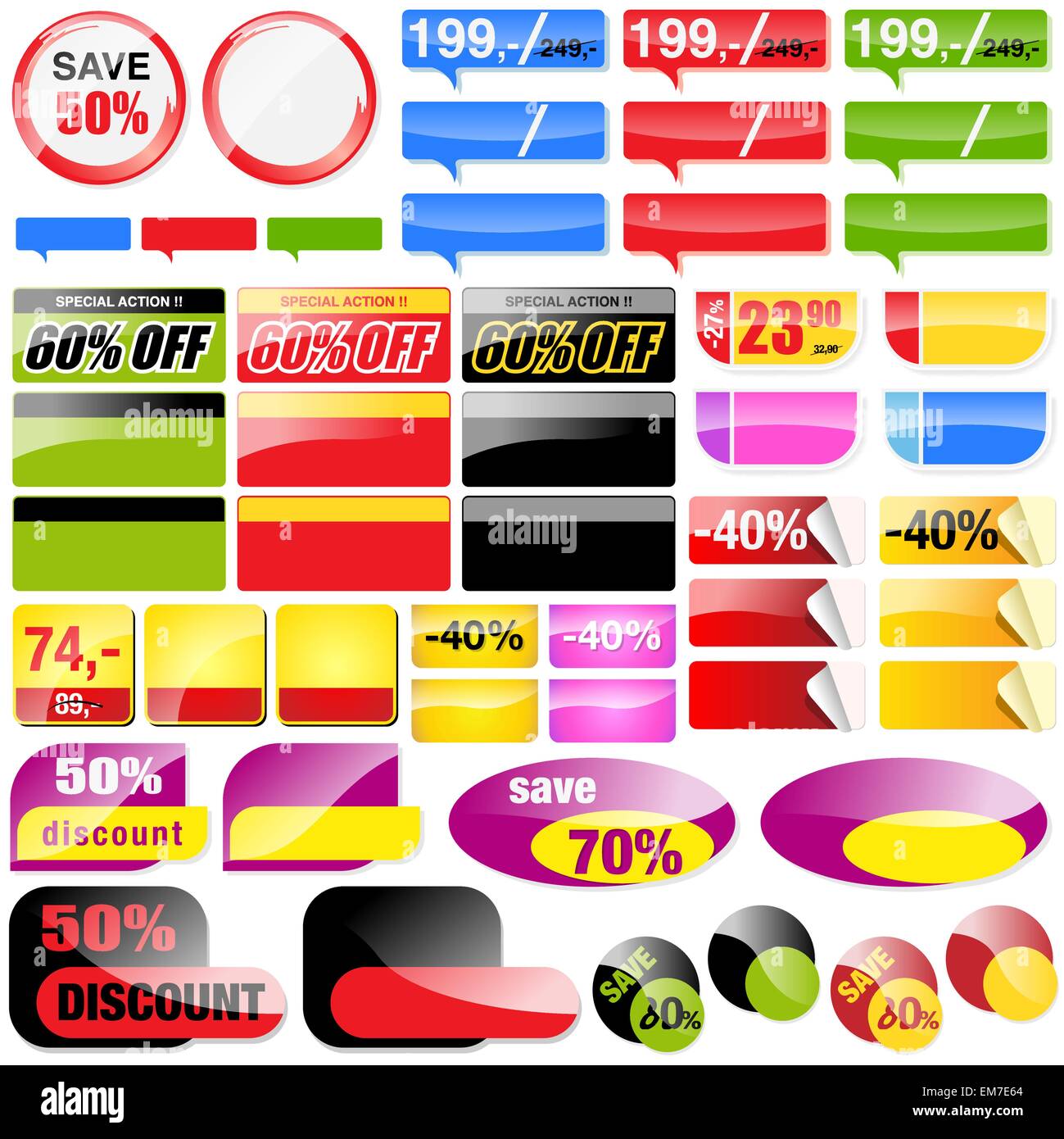 Collection shopping Stock Vector Images - Alamy