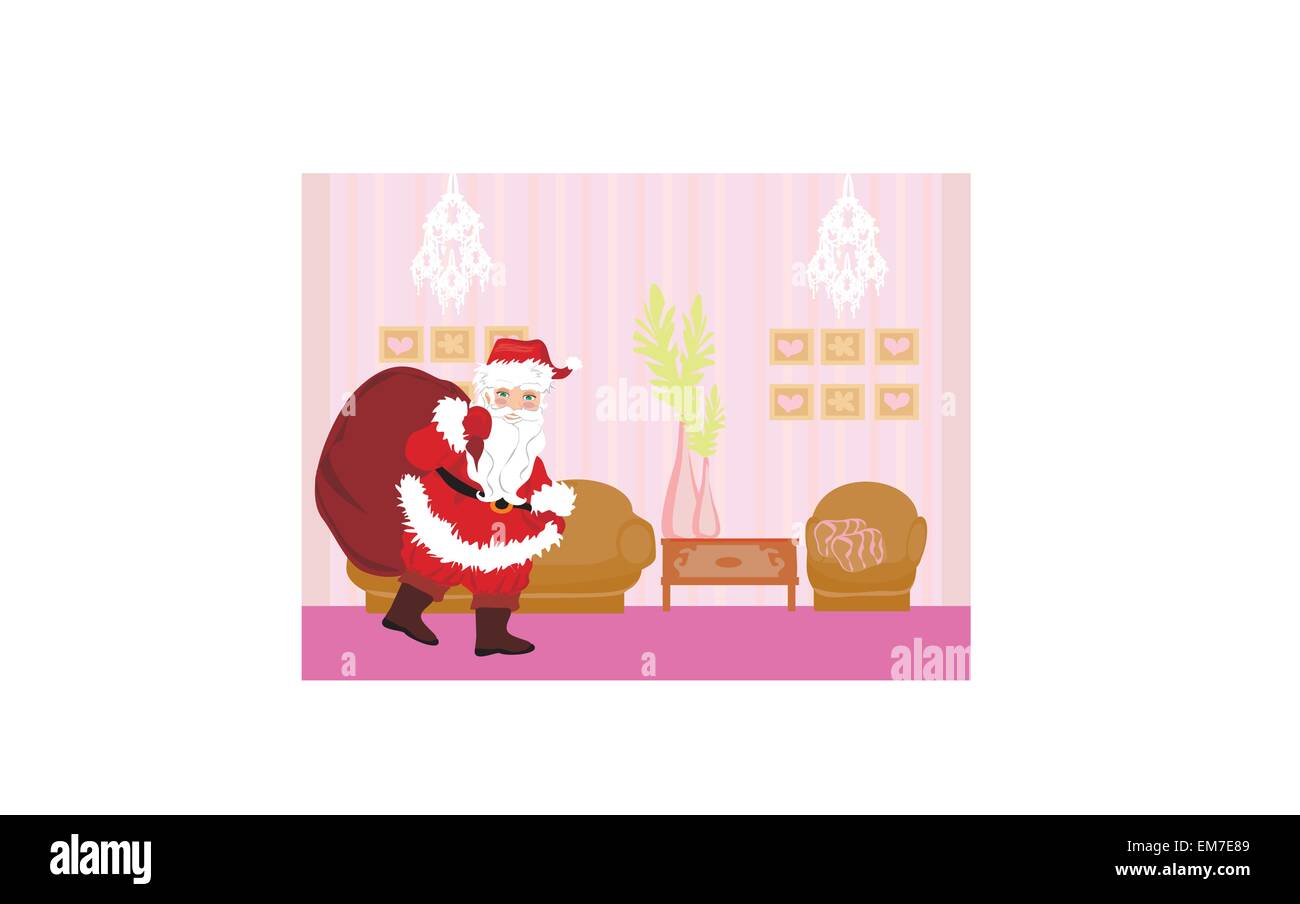 Christmas bag gifts Stock Vector Images - Alamy