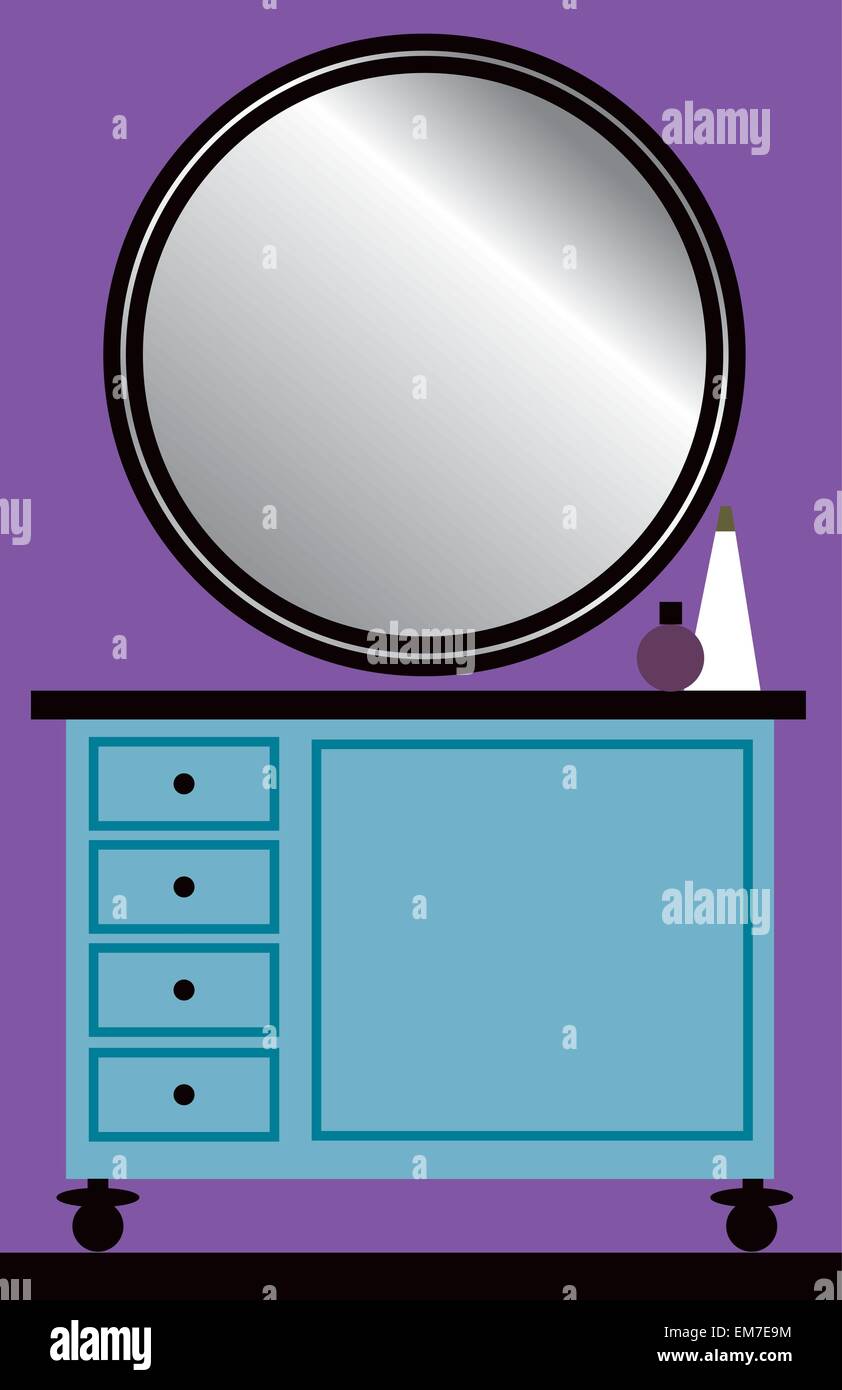 Cartoon mirror Stock Vector Images - Alamy