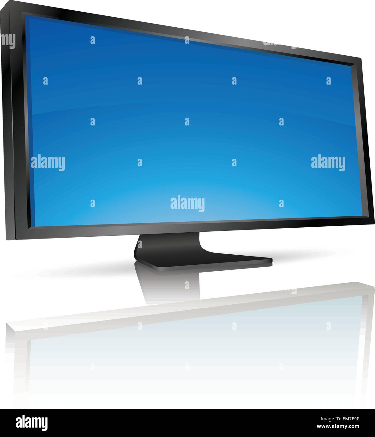 lcd tv monitor isolated, vector illustration Stock Vector Image & Art ...