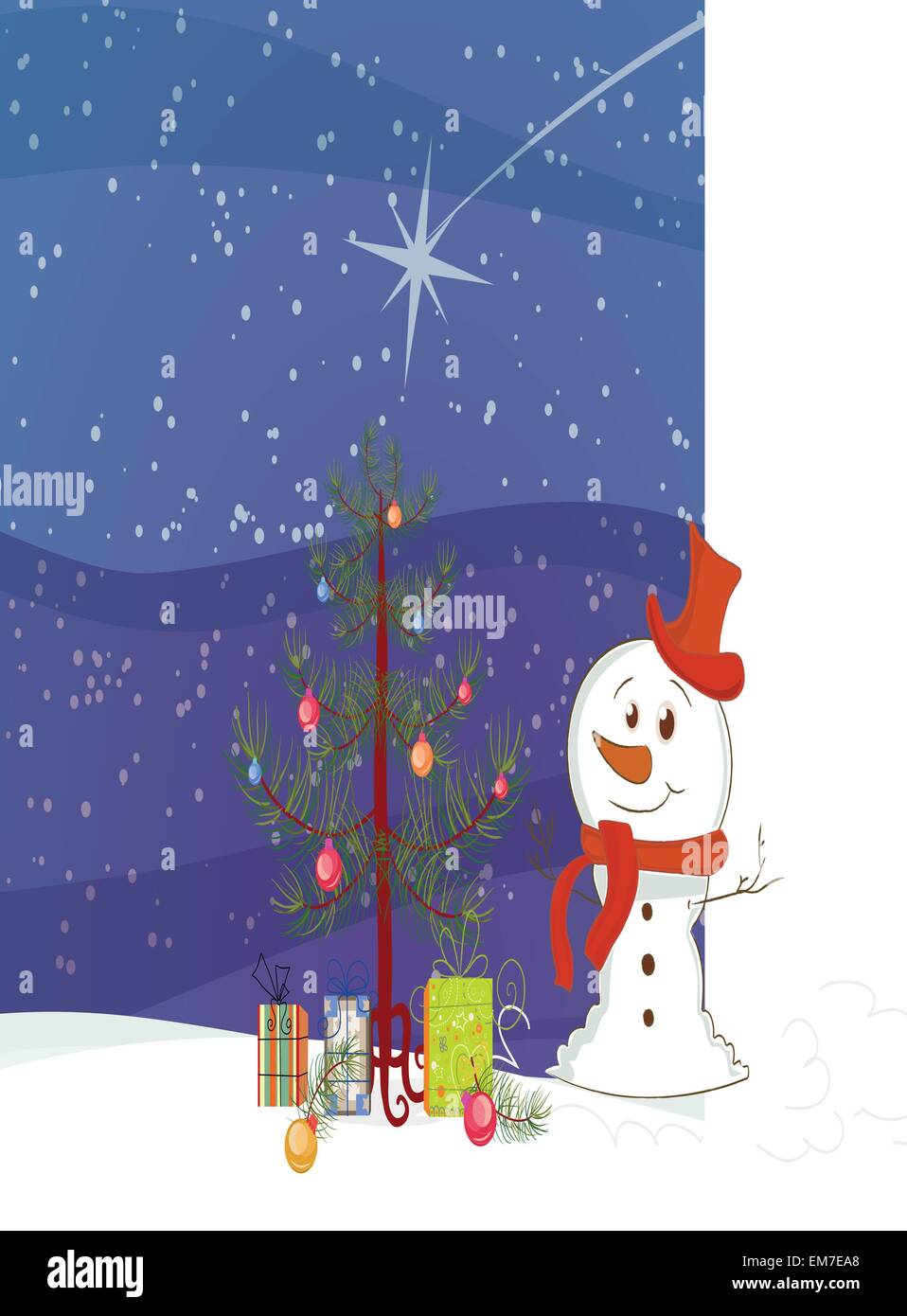 Festive merry background christmas characters Stock Vector Images - Alamy