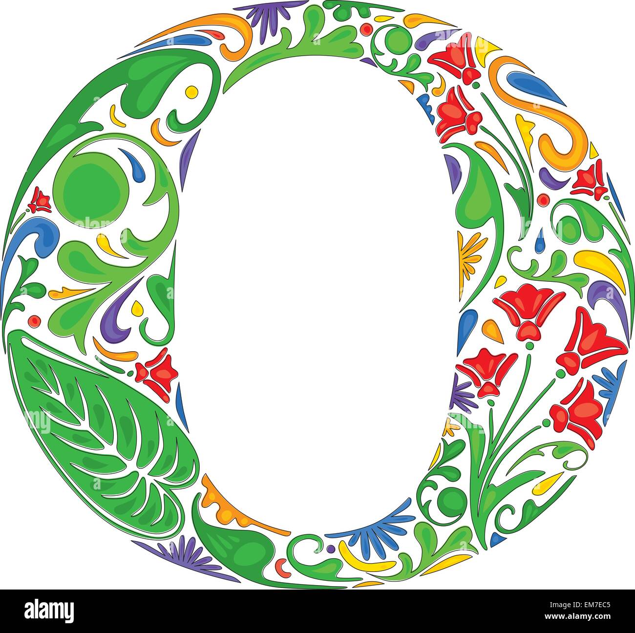 O floral Stock Vector Images - Alamy