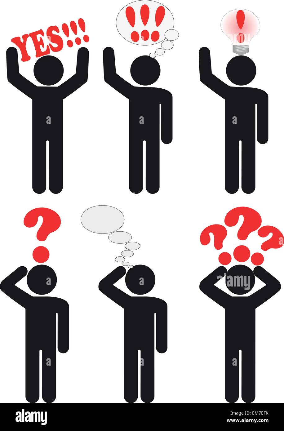 Group schematic people red leader Stock Vector Images - Alamy