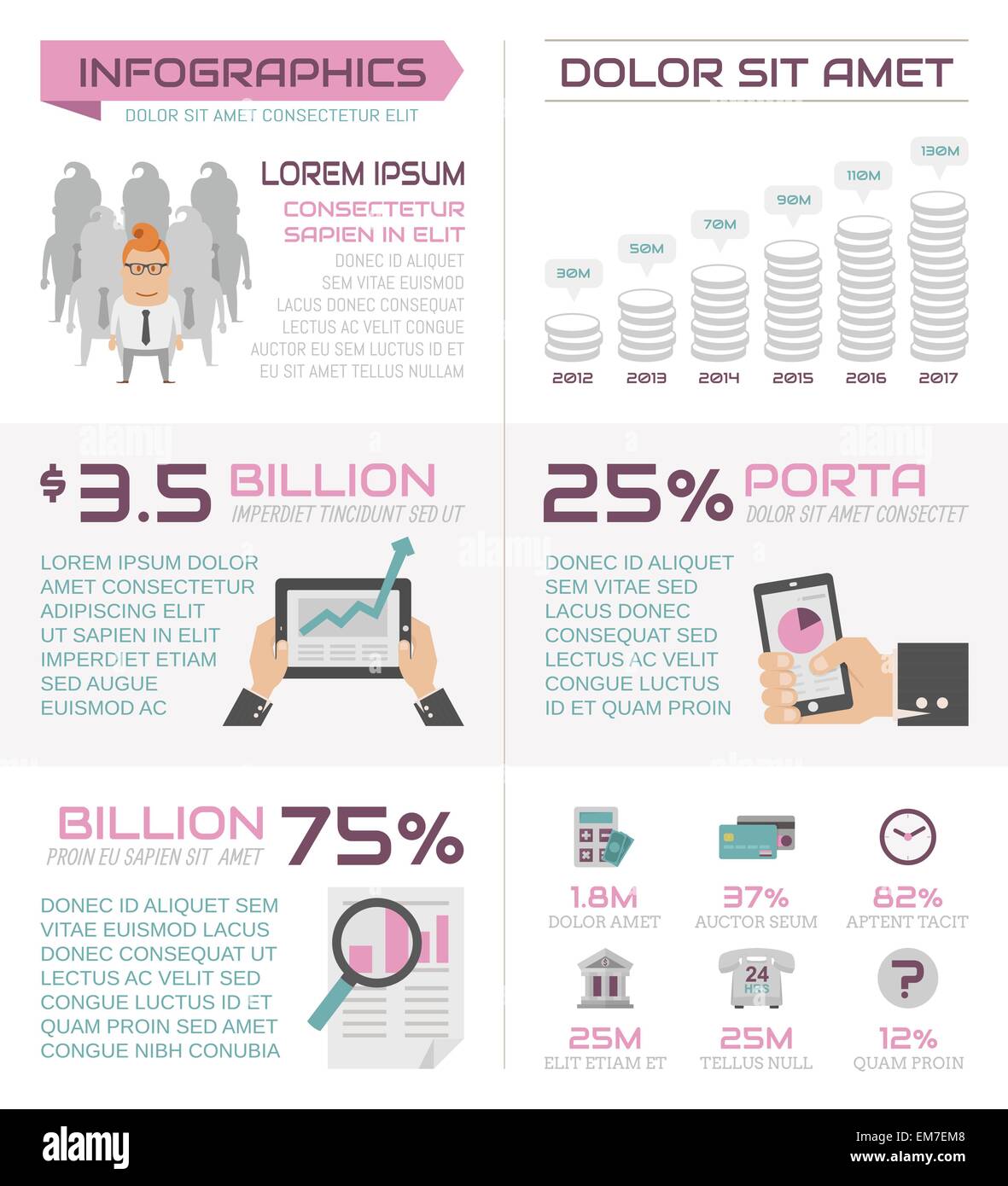 Business infographics hi-res stock photography and images - Alamy