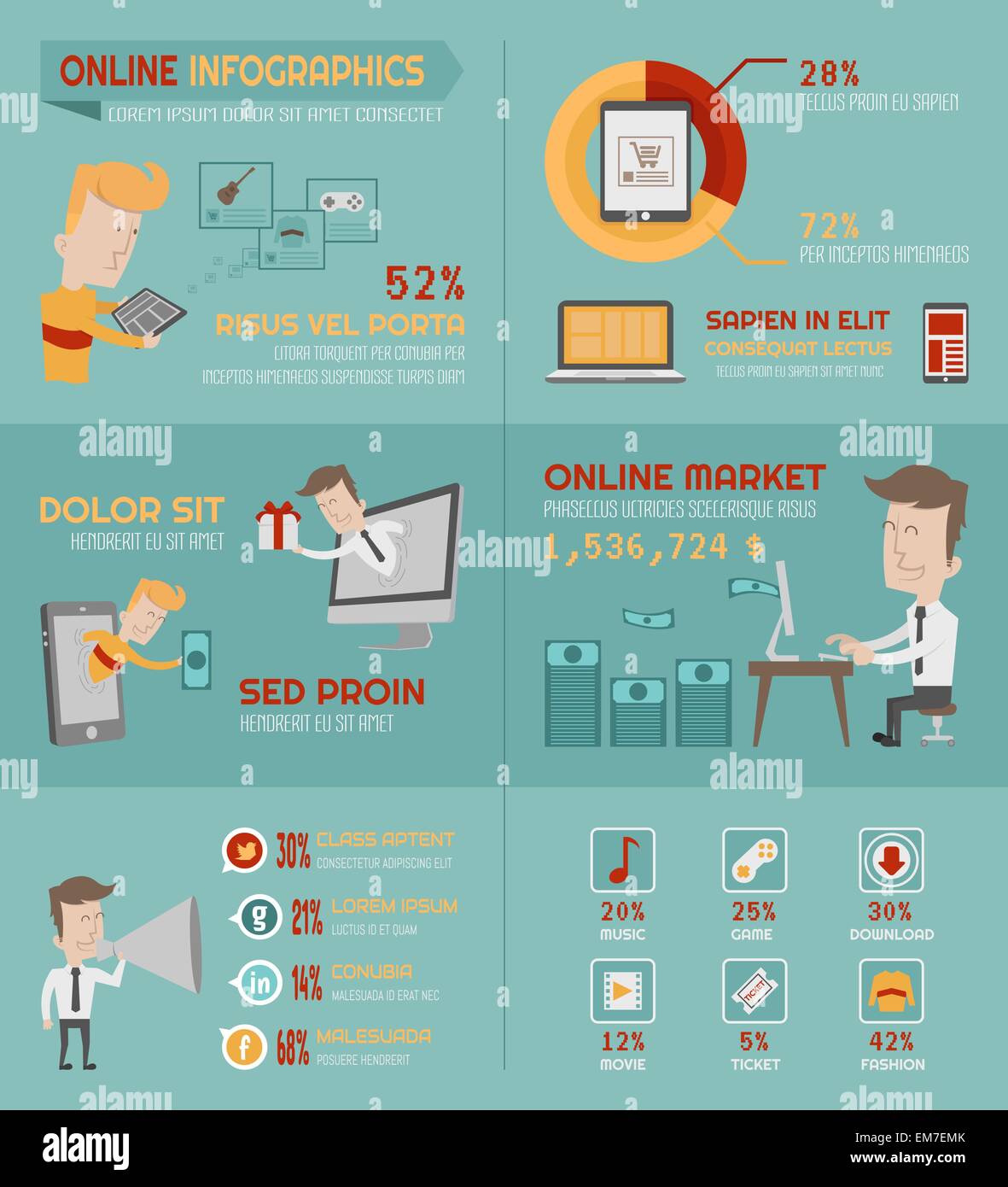 Online shopping concept desktop hi-res stock photography and images - Alamy