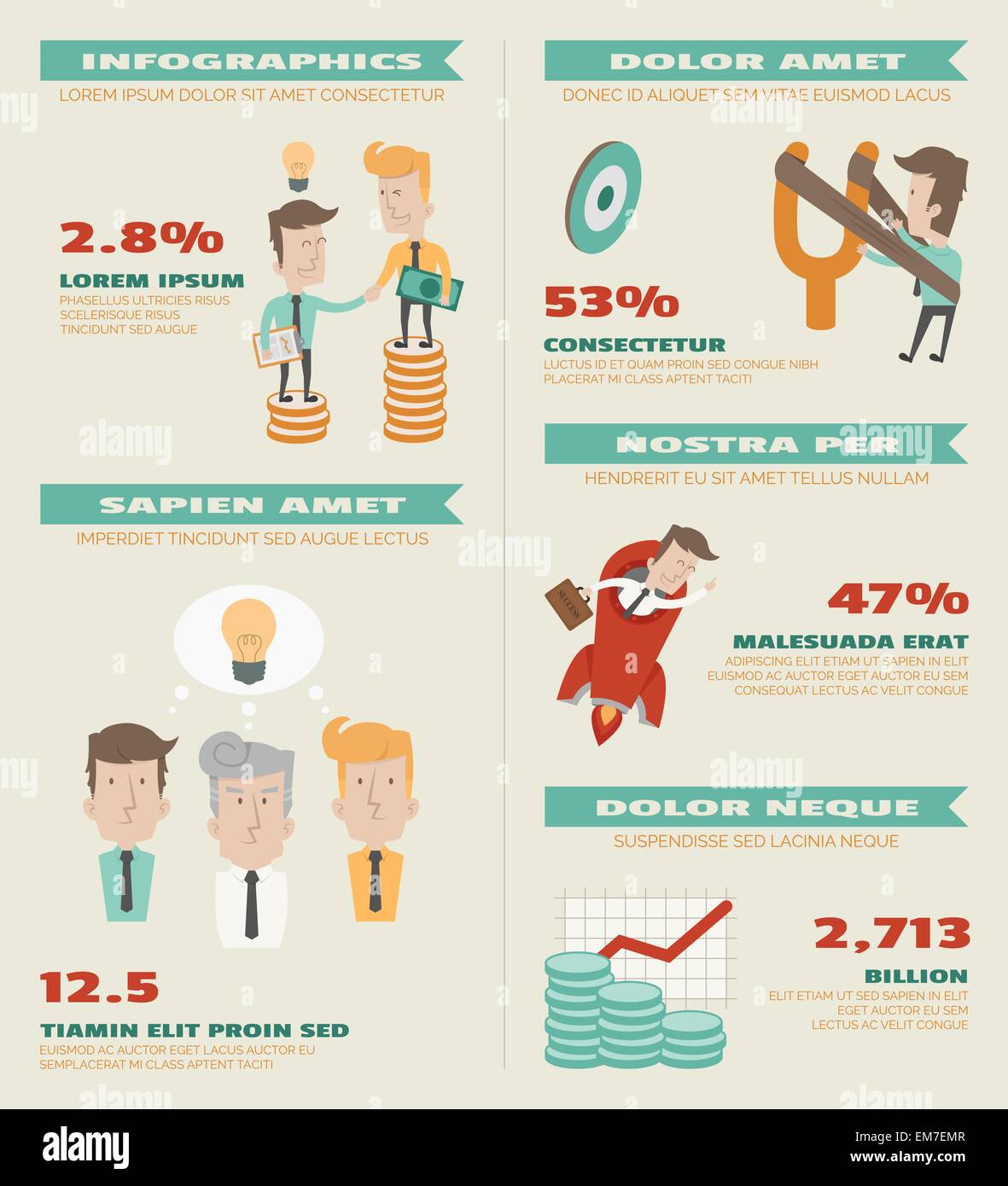 Business infographics hi-res stock photography and images - Alamy