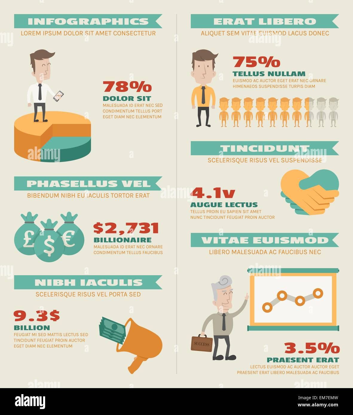 Business infographics hi-res stock photography and images - Alamy