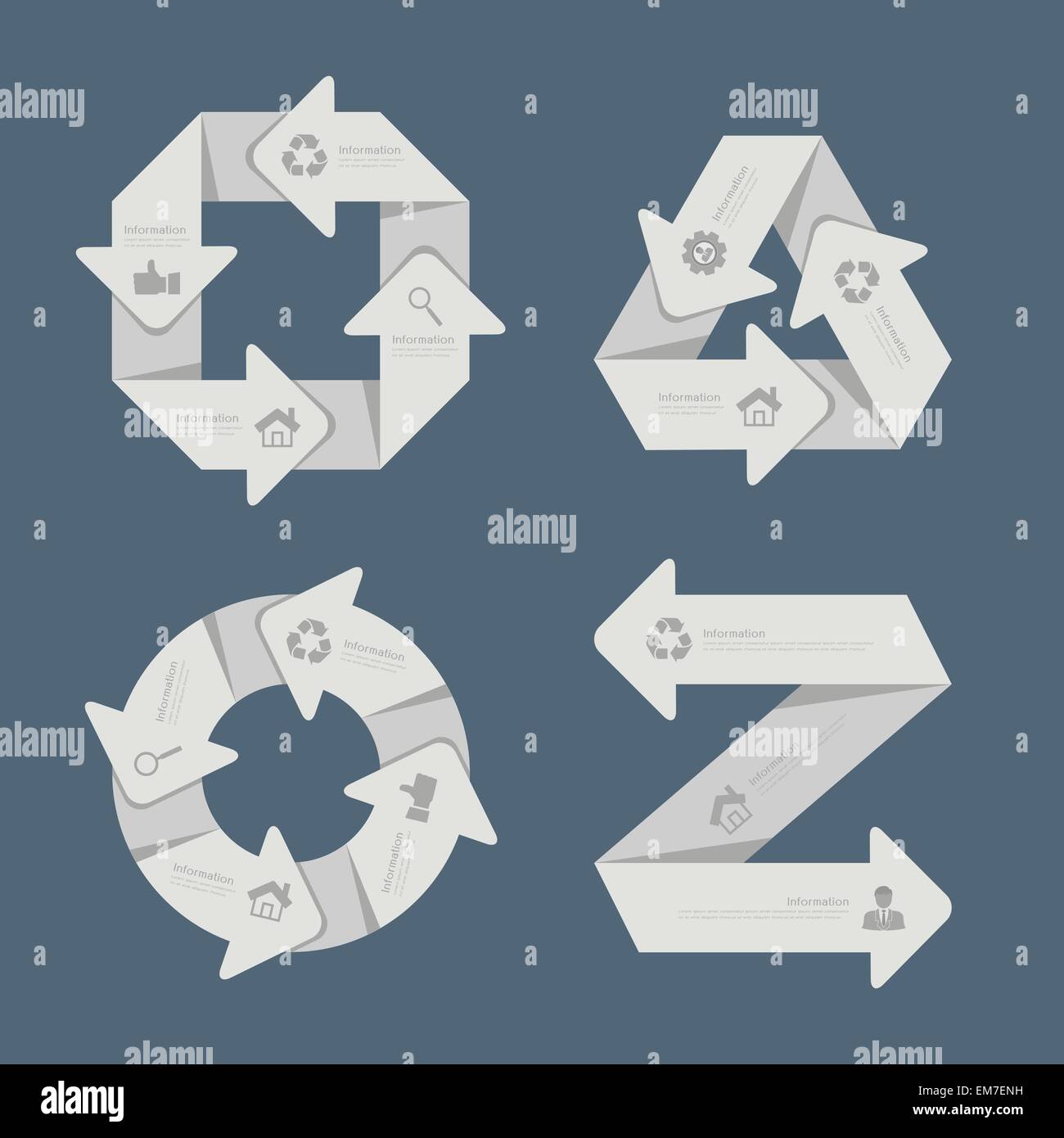 Banner collection abstract background Stock Vector Images - Alamy