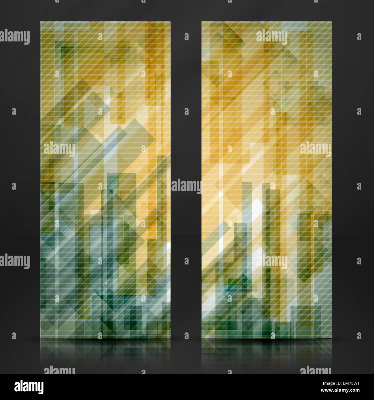 Abstract yellow shapes hi-res stock photography and images - Alamy