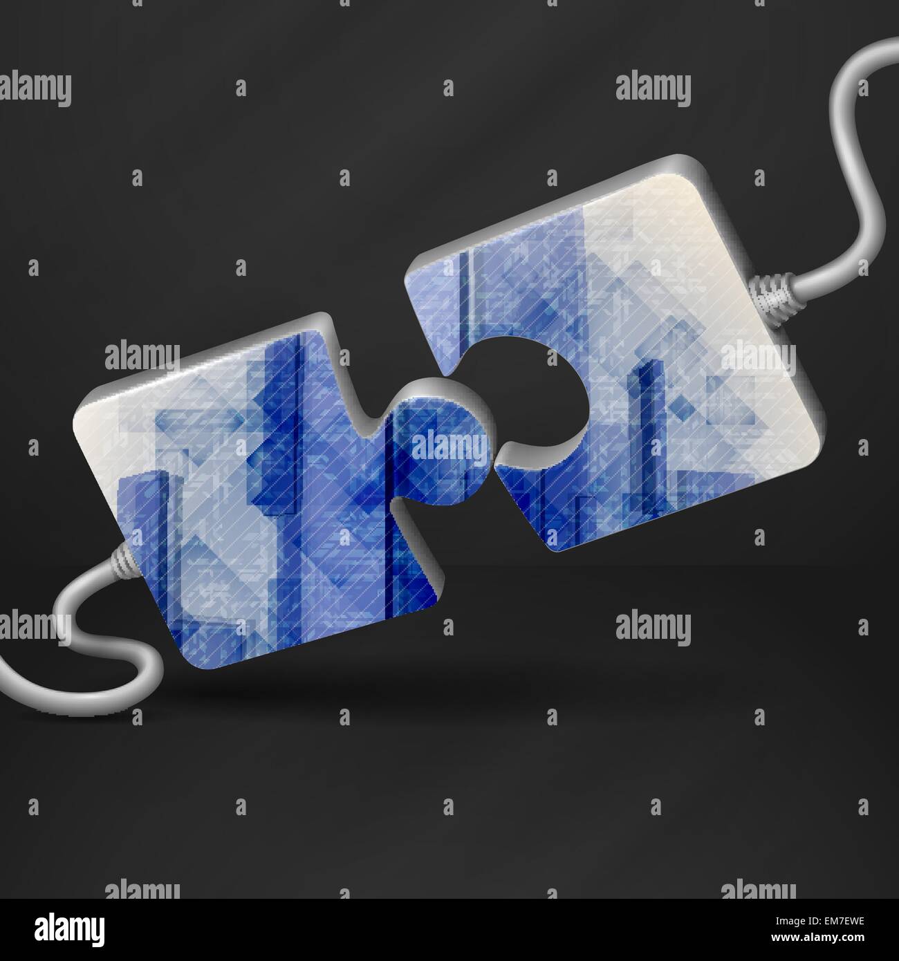 Modern Puzzle Template Stock Vector Image & Art - Alamy