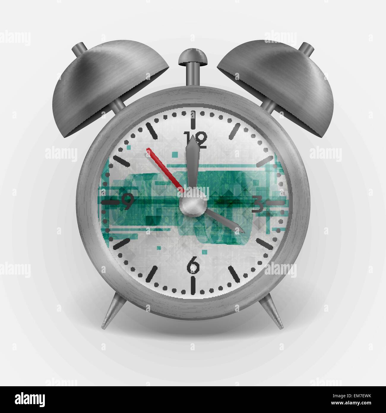 Swirl clock Stock Vector Images - Alamy