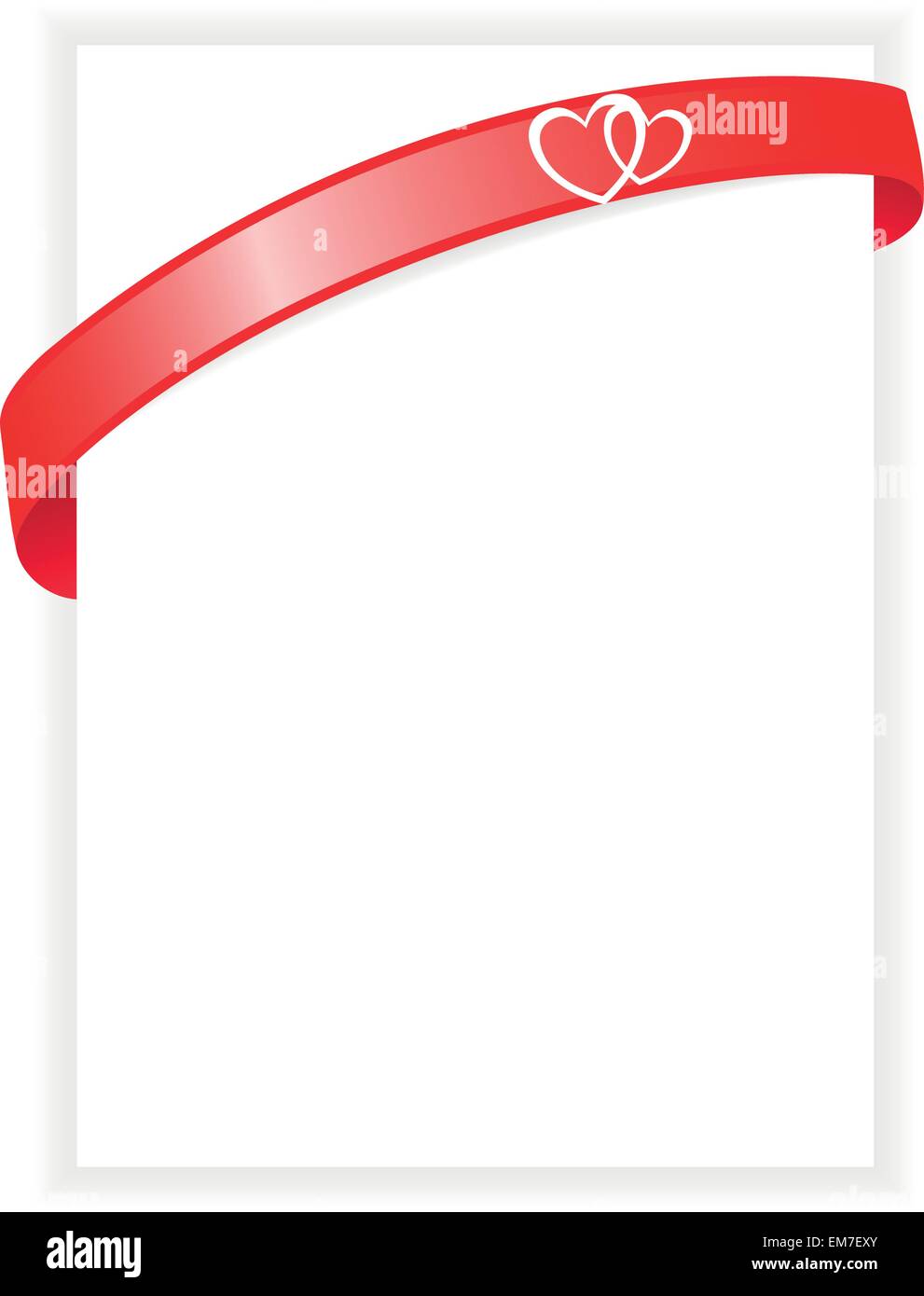 Ribbon text banner 3d Stock Vector Images - Alamy