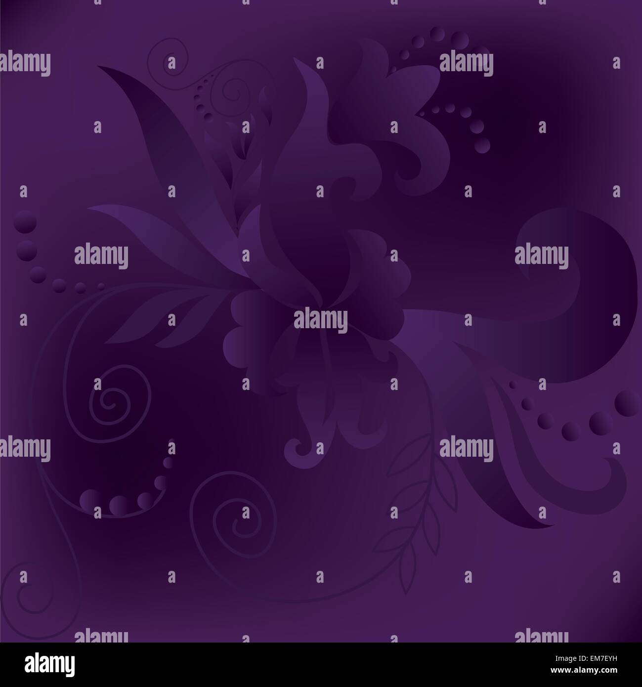 Square plant decoration Stock Vector Images - Alamy