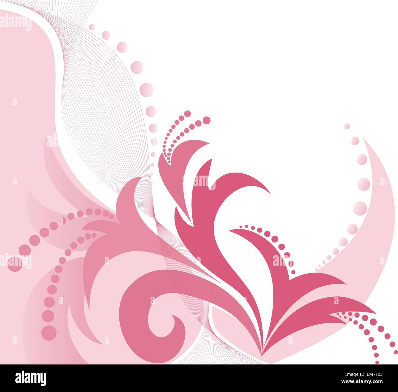 pink floral background Stock Vector Image & Art - Alamy