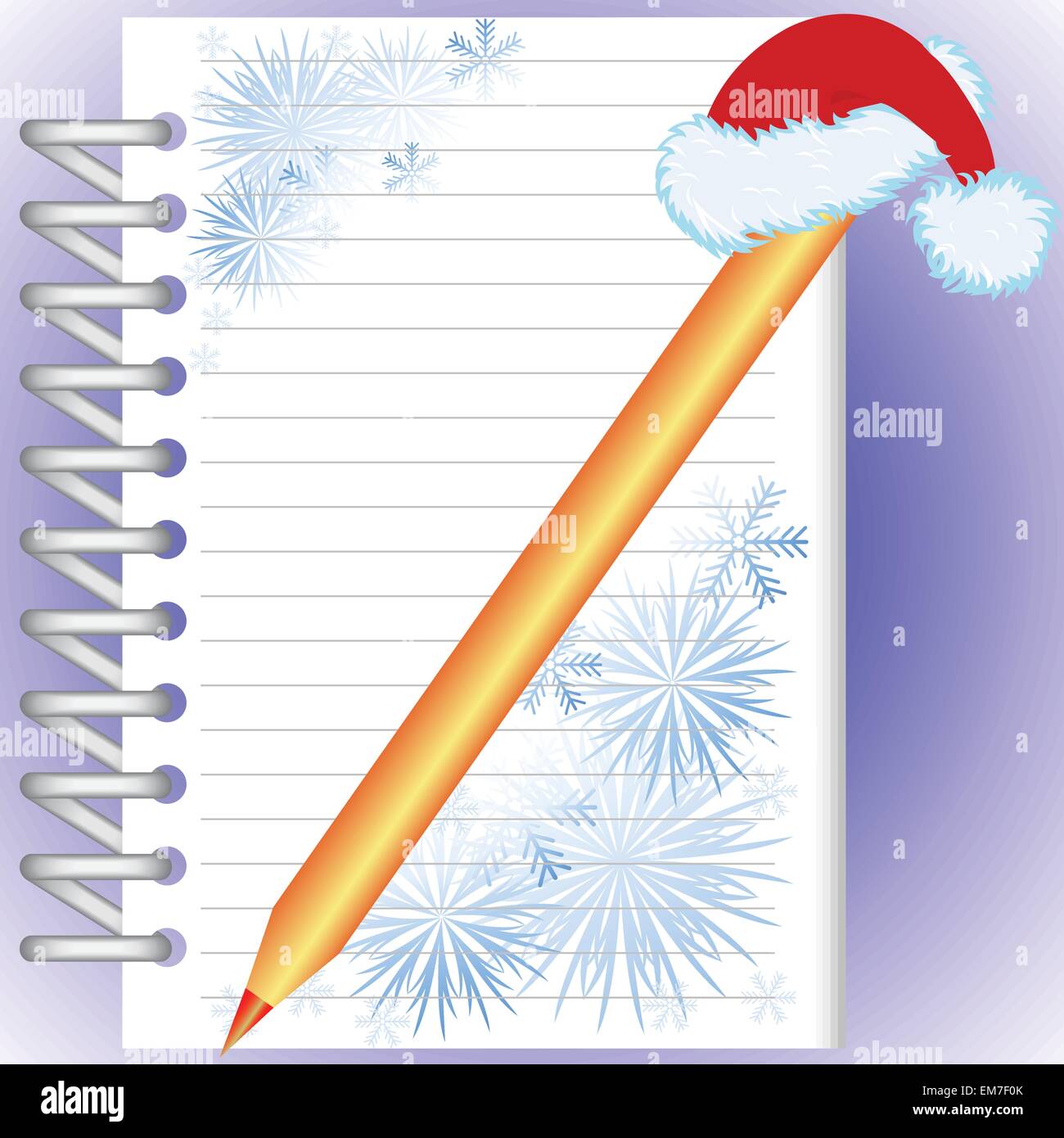 New Year's notebook Stock Vector Image & Art - Alamy