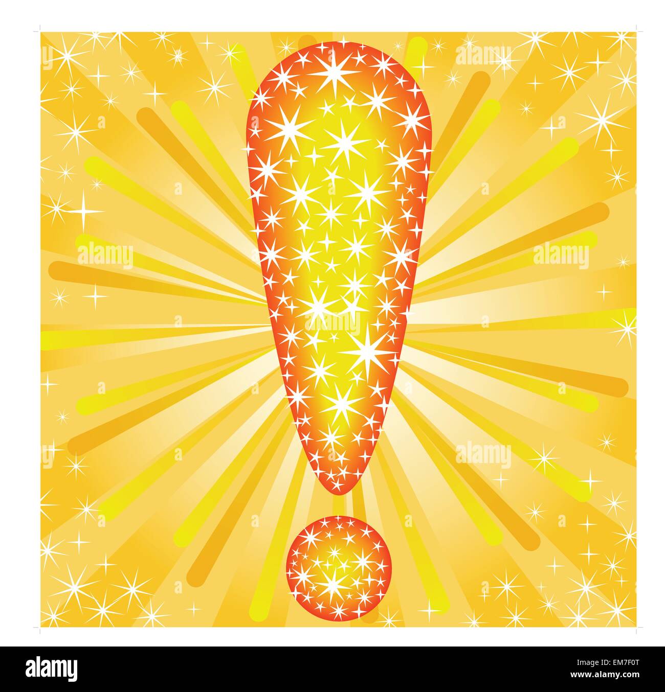 Shiny golden warning sign exclamation hi-res stock photography and ...