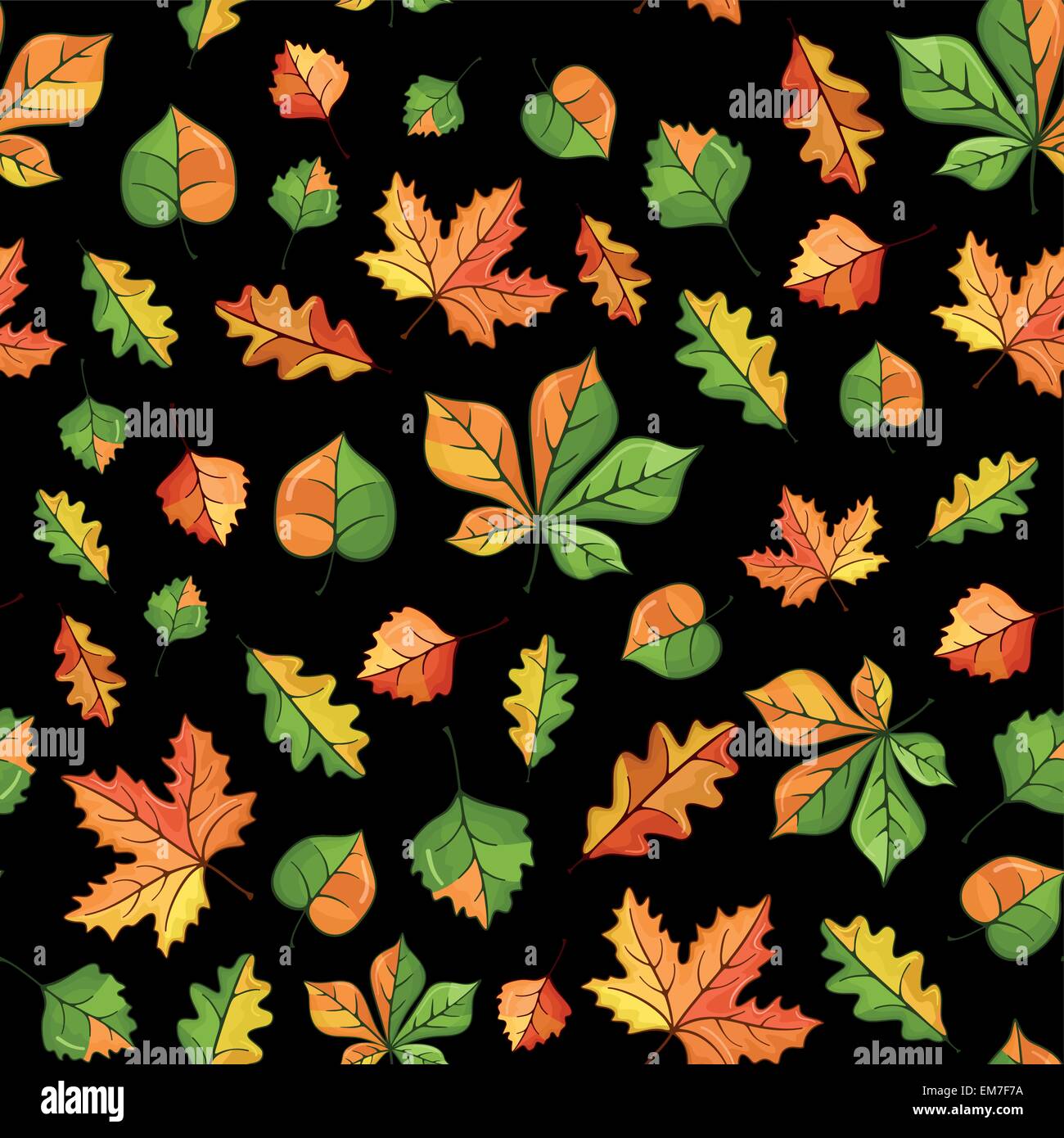 vector autumn pattern Stock Vector Image & Art - Alamy