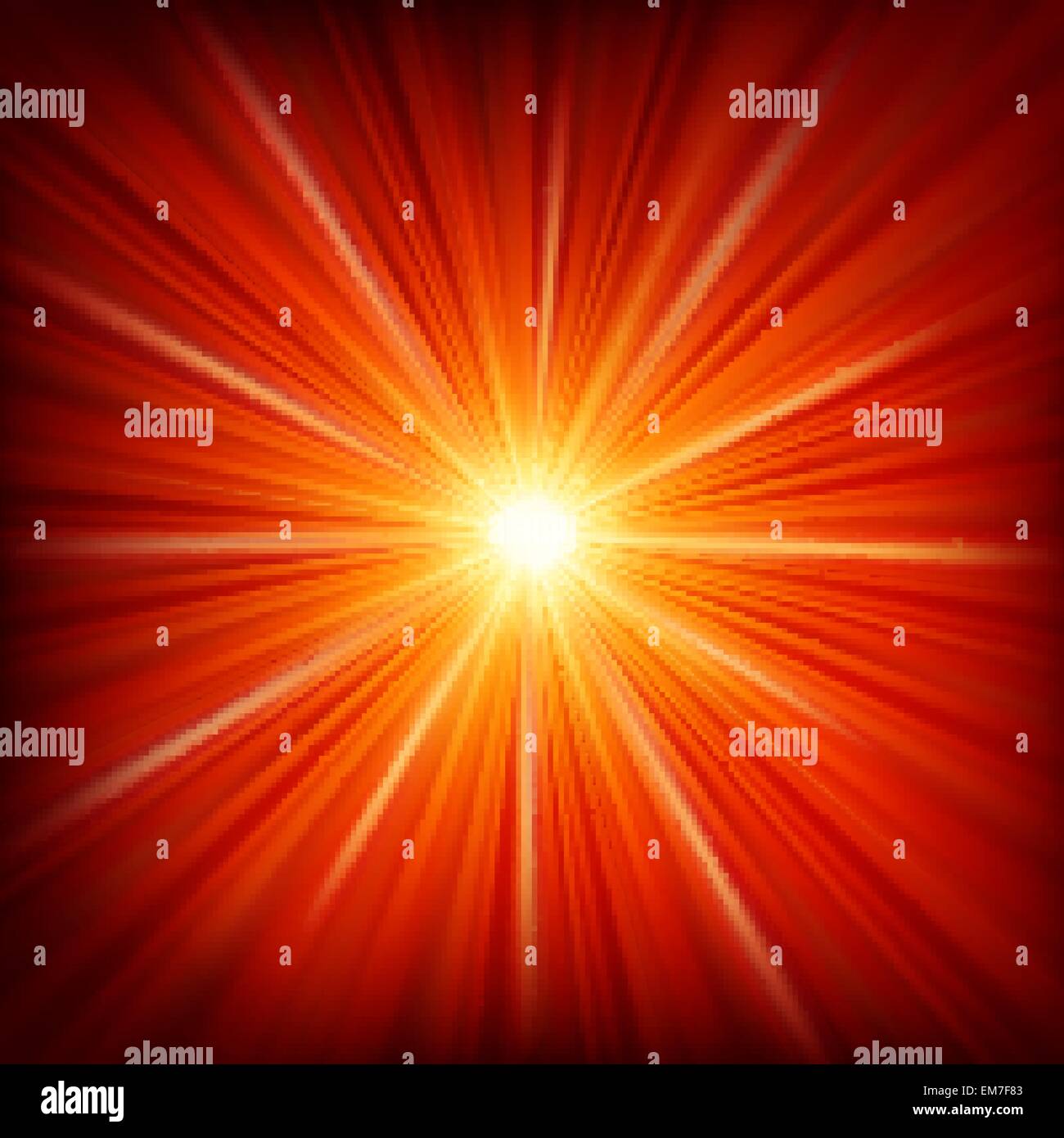 Star burst red and yellow fire. EPS 10 Stock Vector Image & Art - Alamy