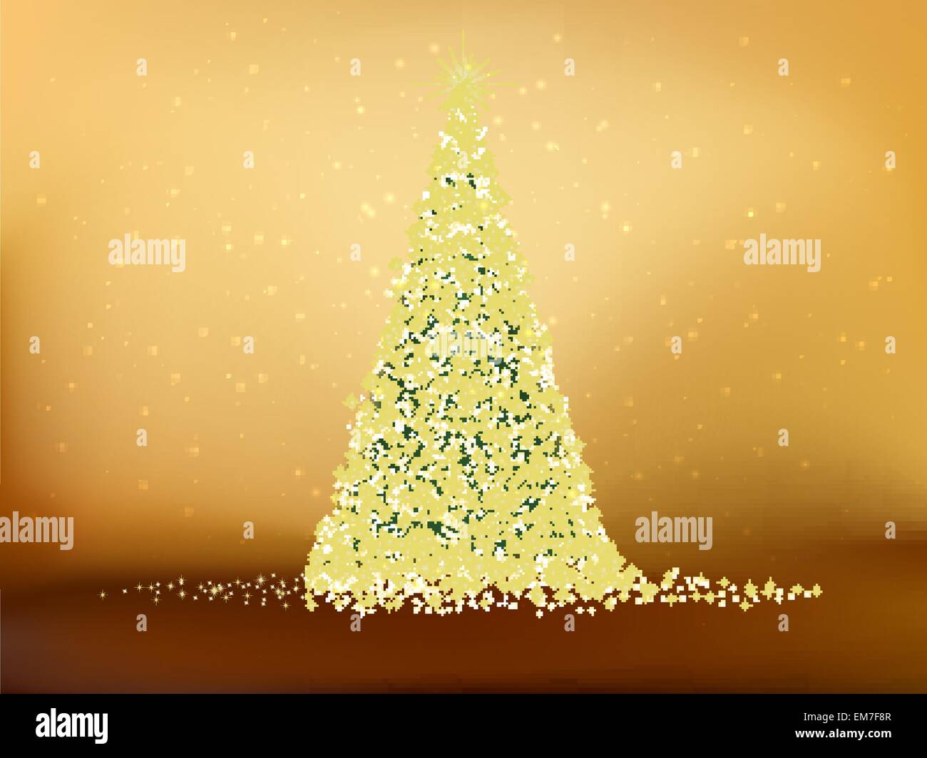 Green abstract christmas background Stock Vector Images - Alamy