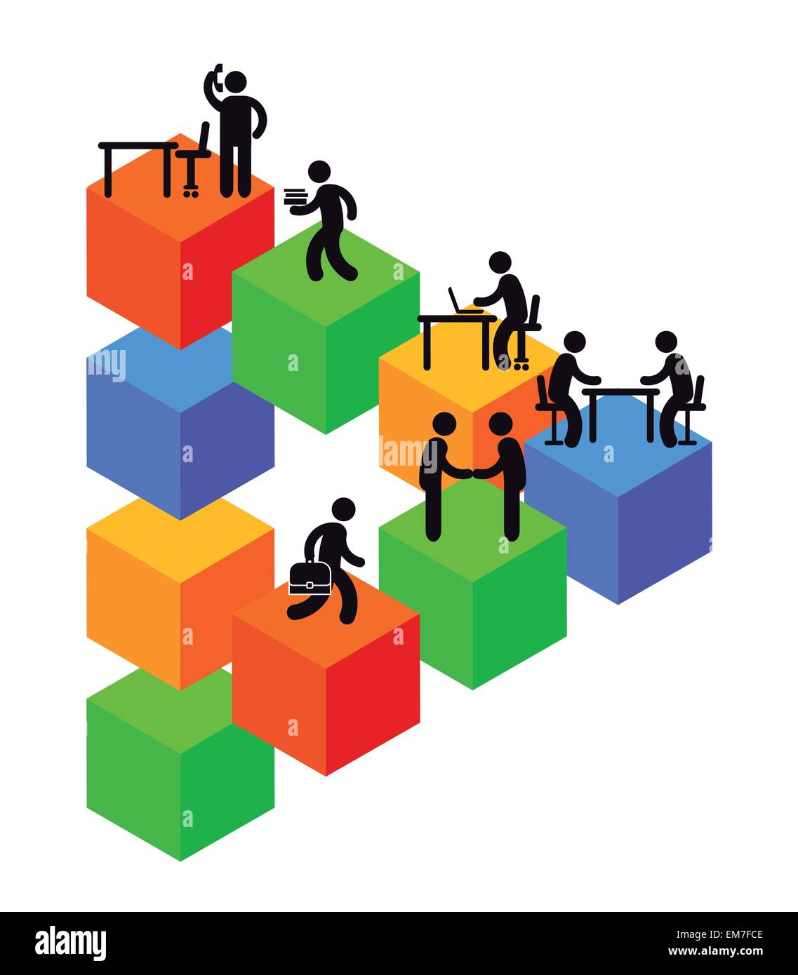 All rise Stock Vector Images - Alamy