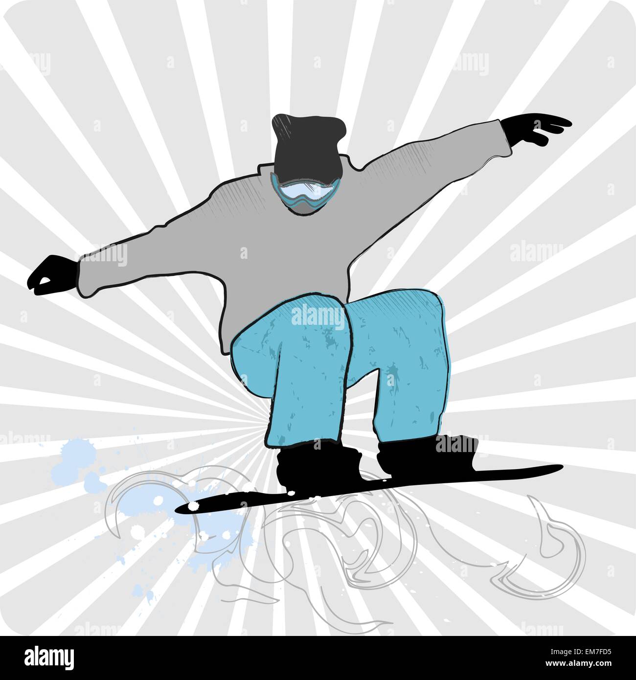 collection of snowboard, skiers Stock Vector Image & Art - Alamy