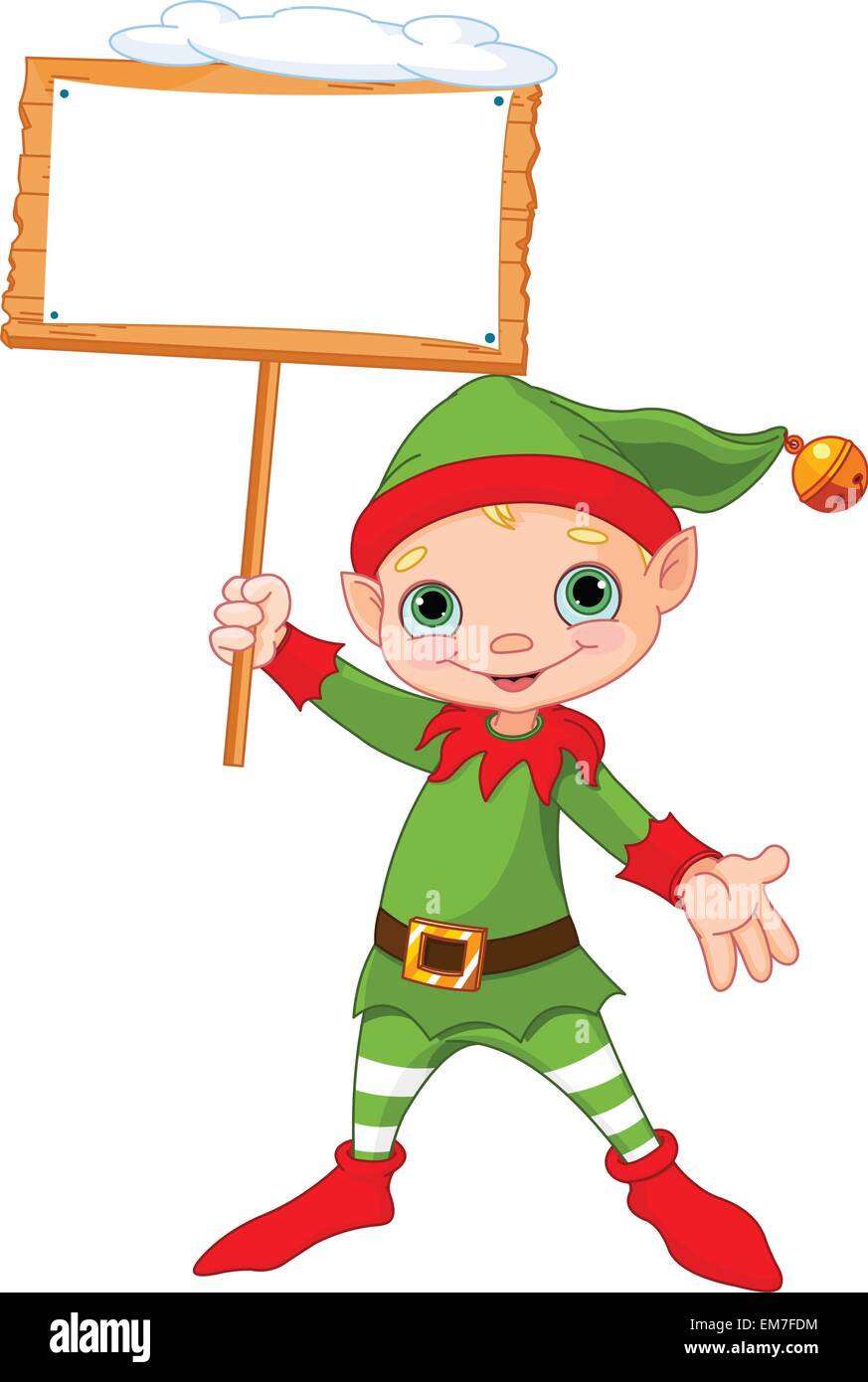 Elf drawing Stock Vector Images - Alamy