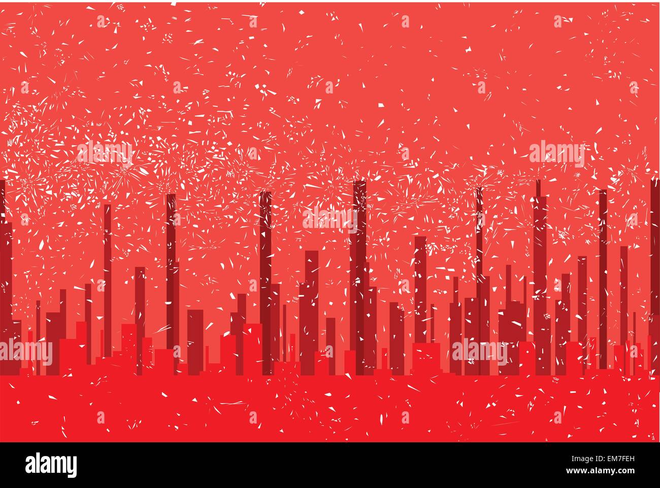 Red City Background Stock Vector Image & Art - Alamy