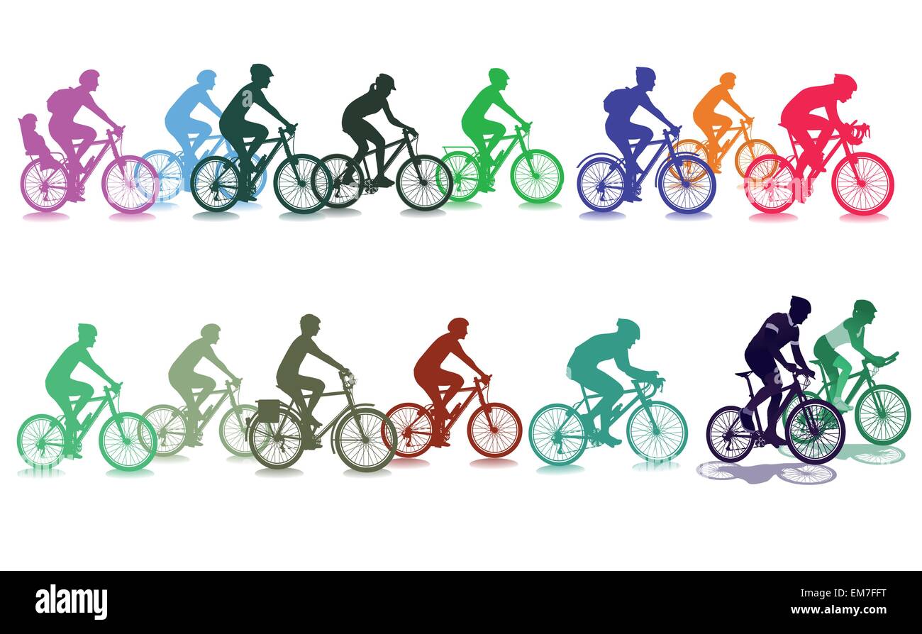 Rode bike Stock Vector Images - Alamy