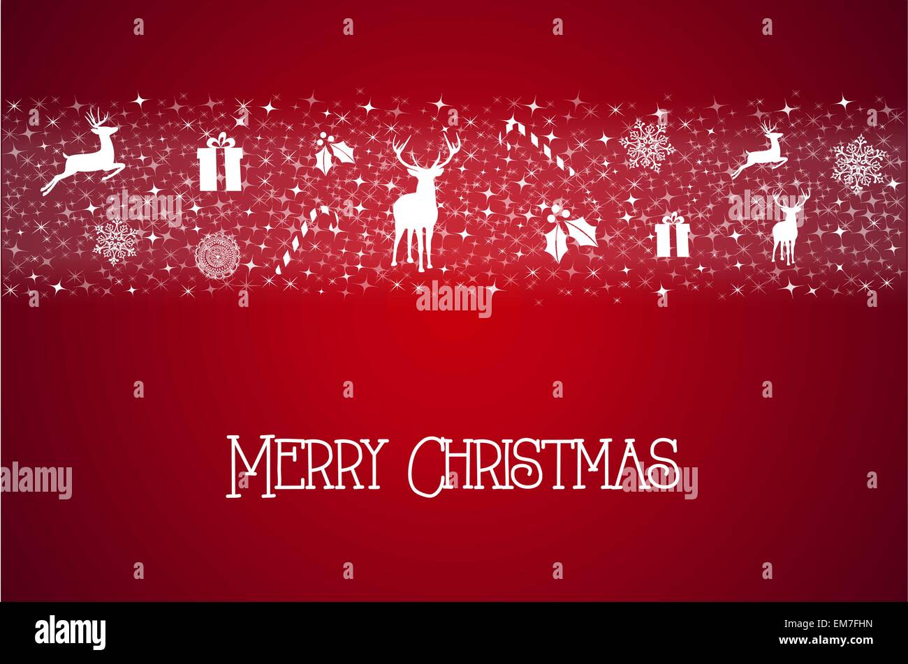 Merry christmas decorations Stock Vector Images - Alamy