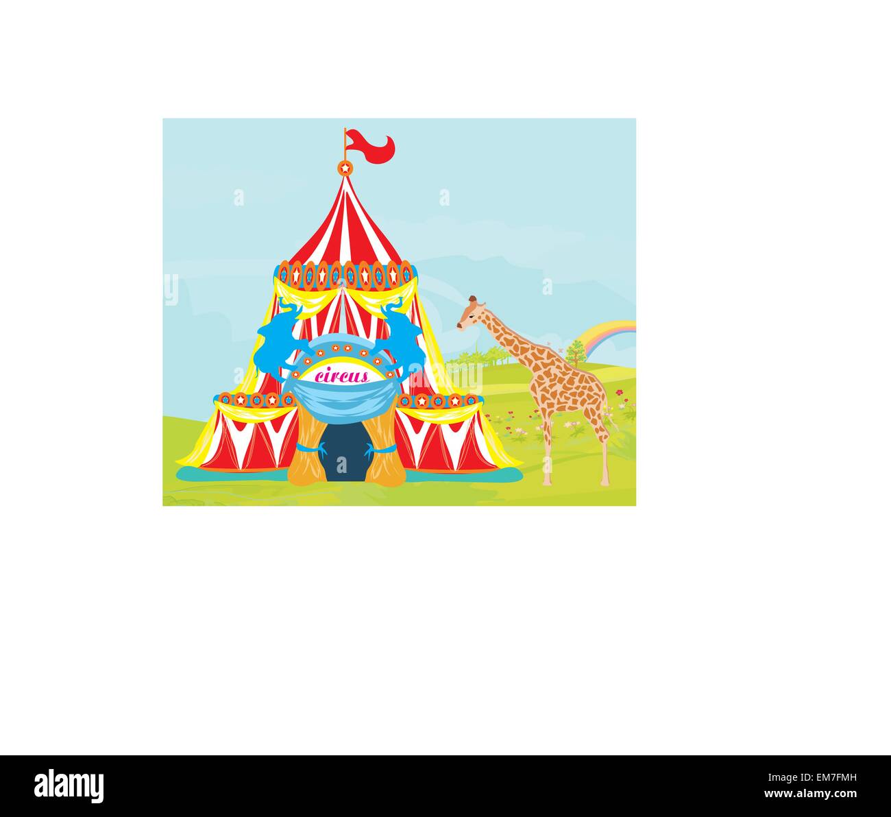 Forest animals art Cut Out Stock Images & Pictures - Alamy