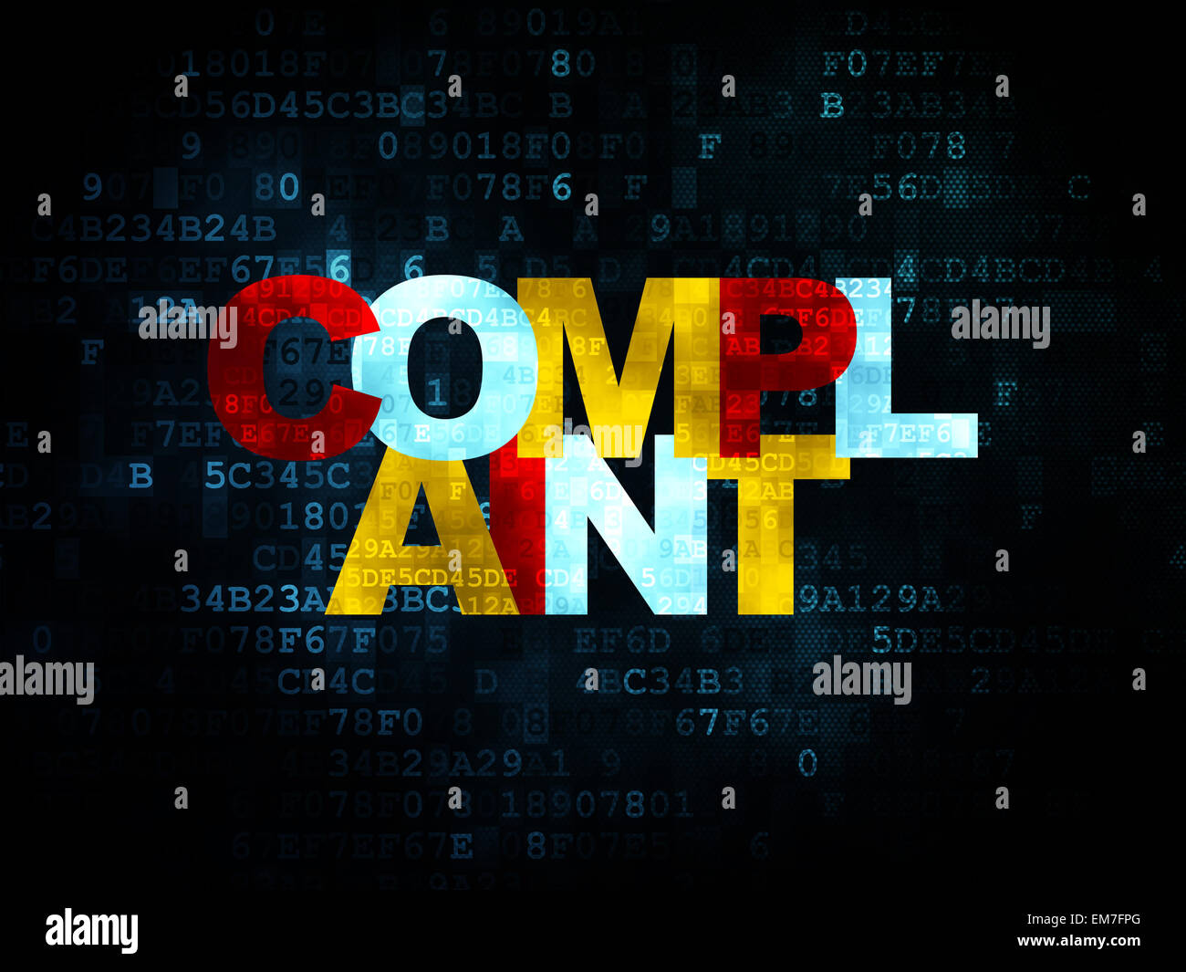 Law concept: Complaint on Digital background Stock Photo - Alamy