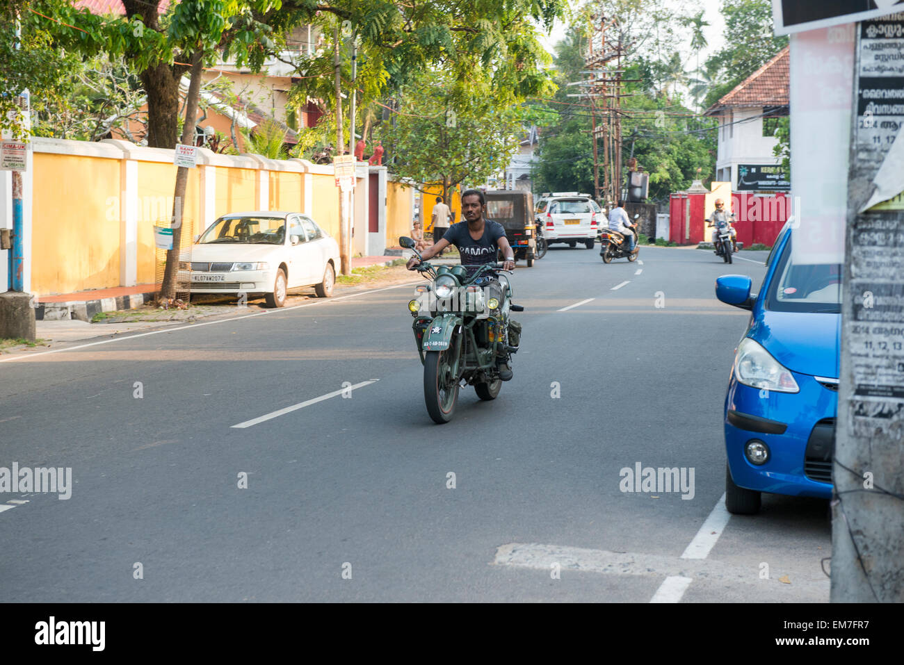Motorcycle indian man hi-res stock photography and images - Alamy