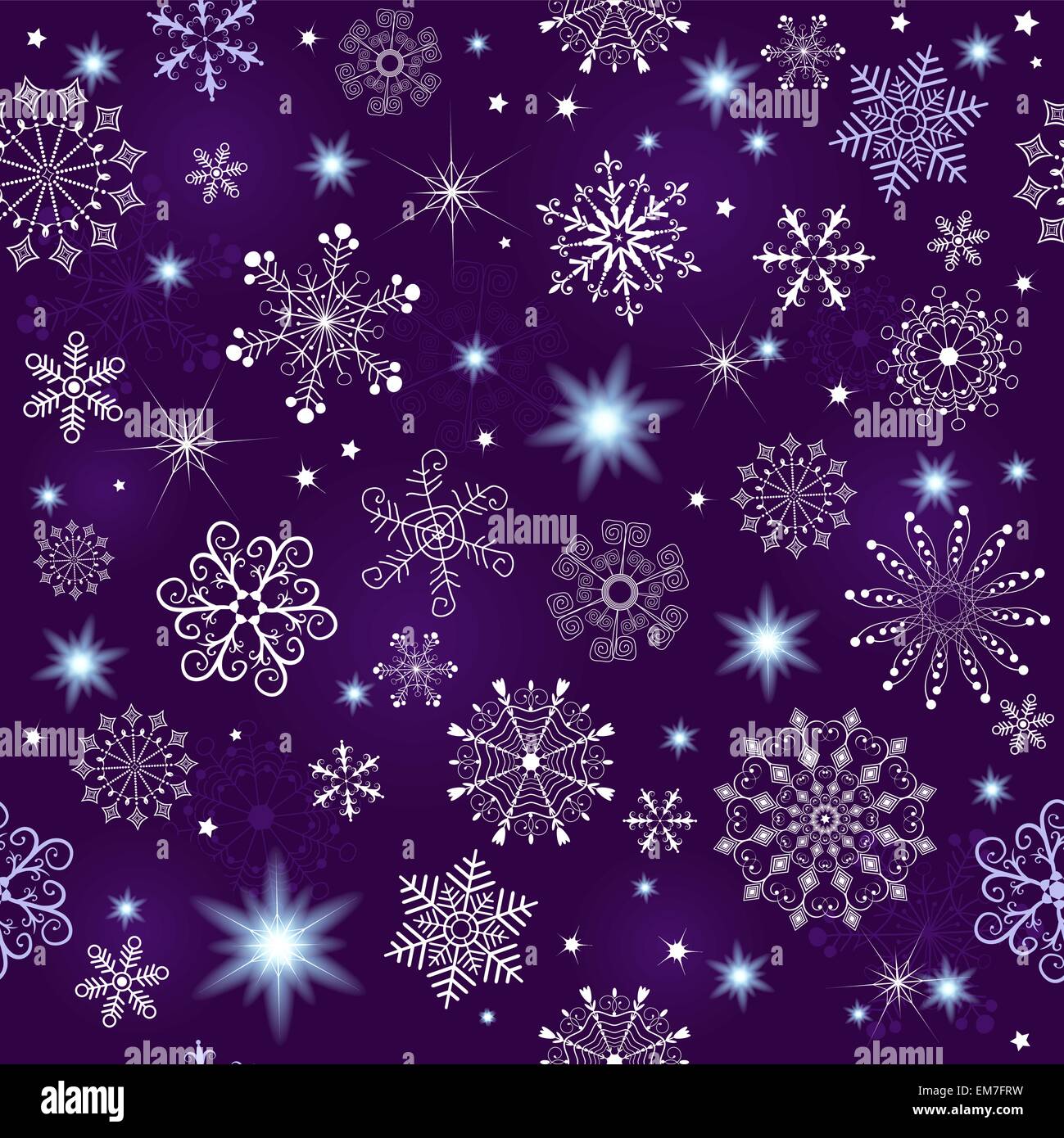 Violet christmas background snowflakes Stock Vector Images - Alamy