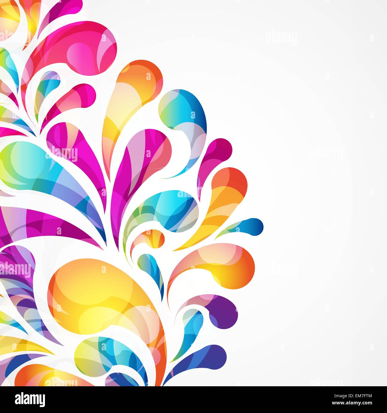 Abstract colorful arc-drop background Stock Vector Image & Art - Alamy