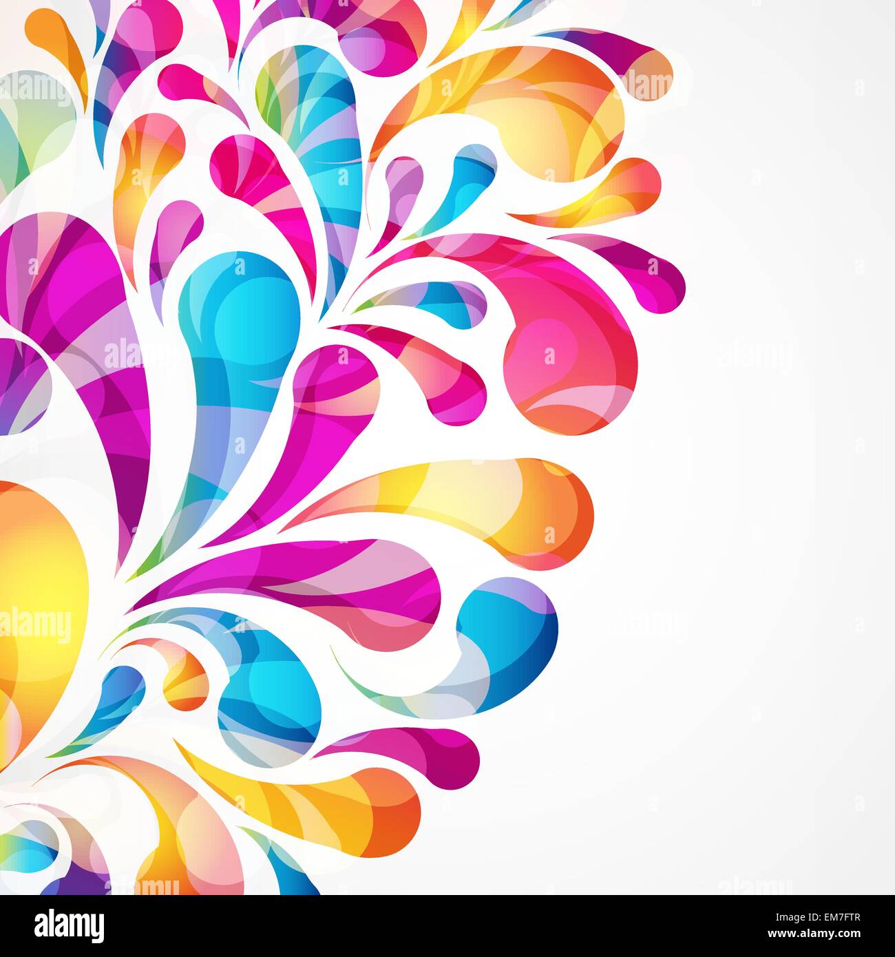 Abstract colorful arc-drop background Stock Vector Image & Art - Alamy