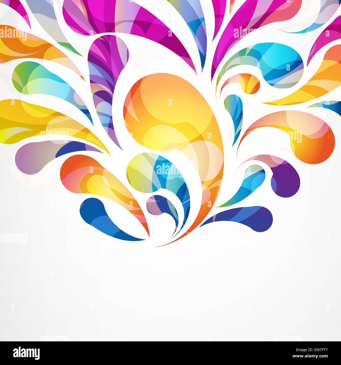 Abstract colorful arc-drop background Stock Vector Image & Art - Alamy