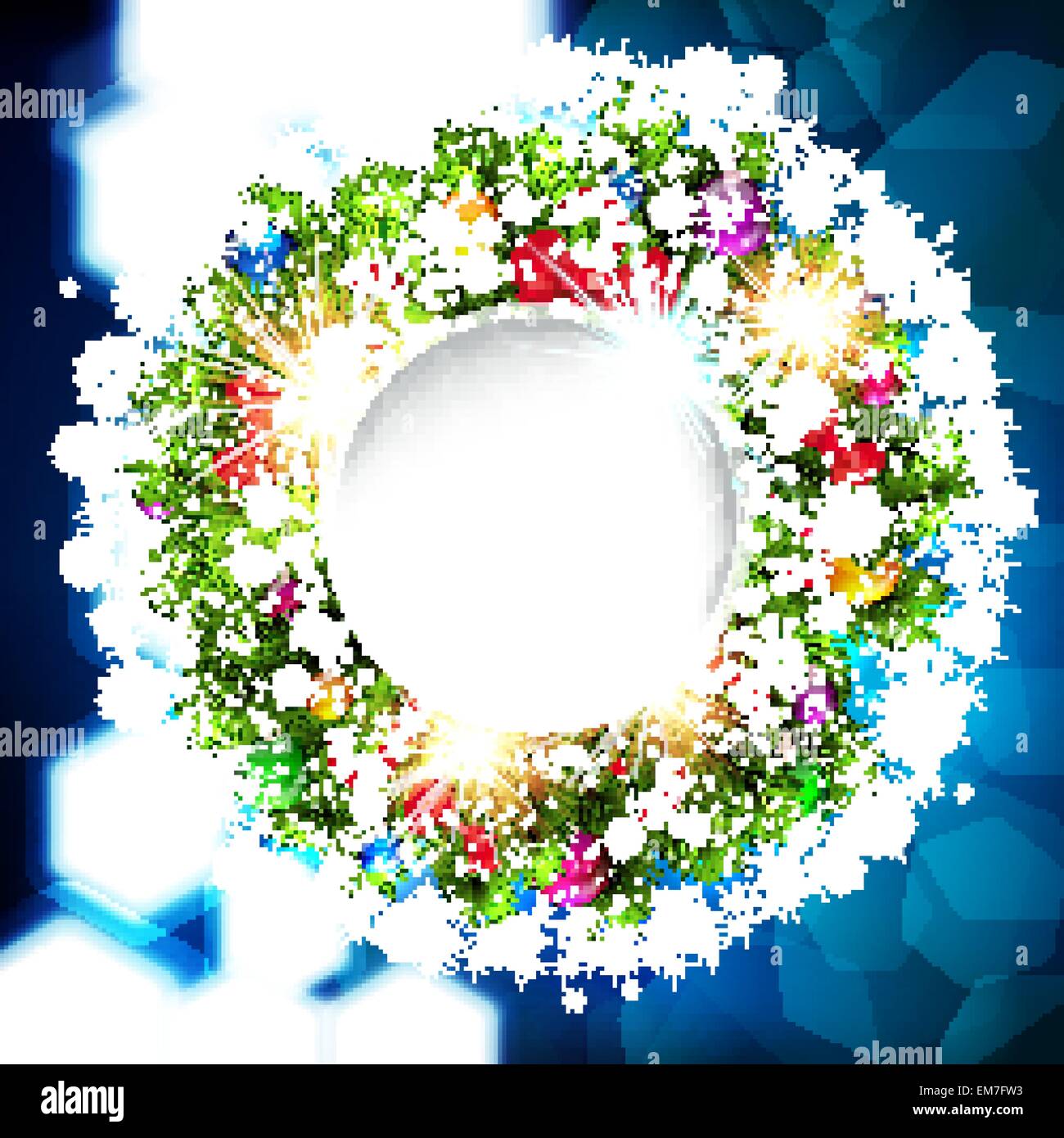 Detailed christmas background Stock Vector Images - Alamy