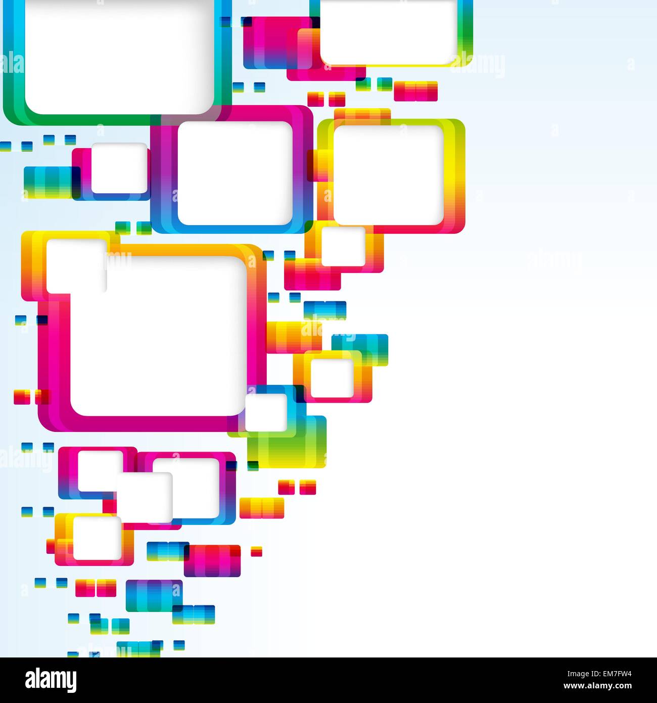 Multicolor abstract bright background with frames Stock Vector Image ...