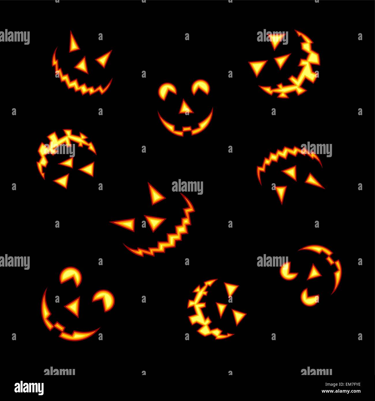 Pumpkin faces hi-res stock photography and images - Alamy