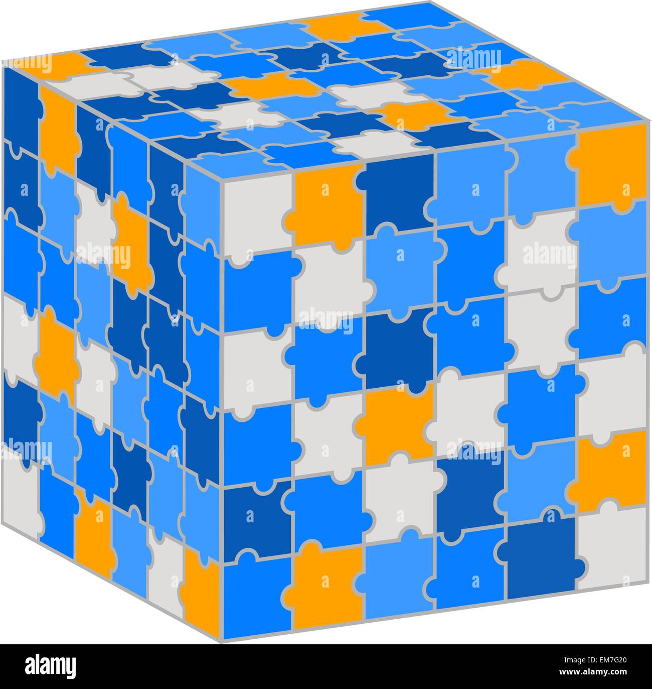 Cube illustration hi-res stock photography and images - Alamy