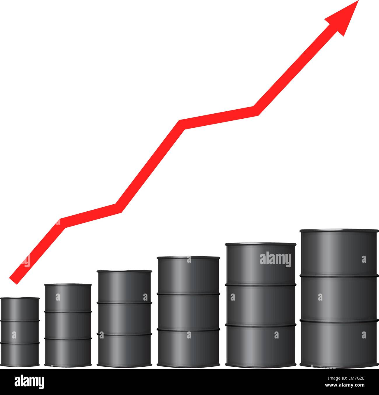 Fuel barrels Stock Vector Images - Alamy