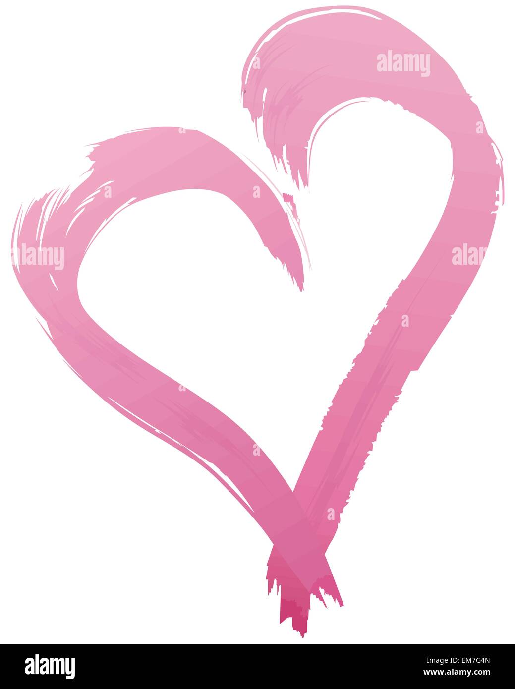 Hand drawn heart shape hi-res stock photography and images - Alamy