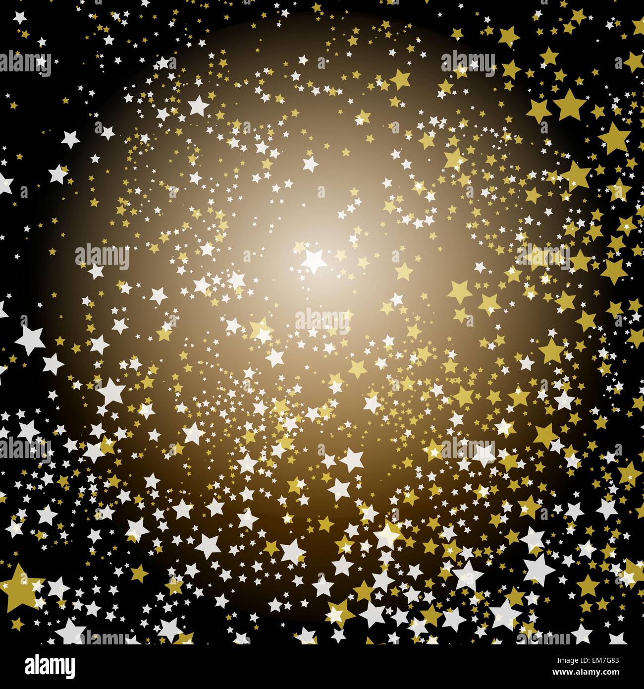 Decorative silver christmas background Stock Vector Images - Alamy