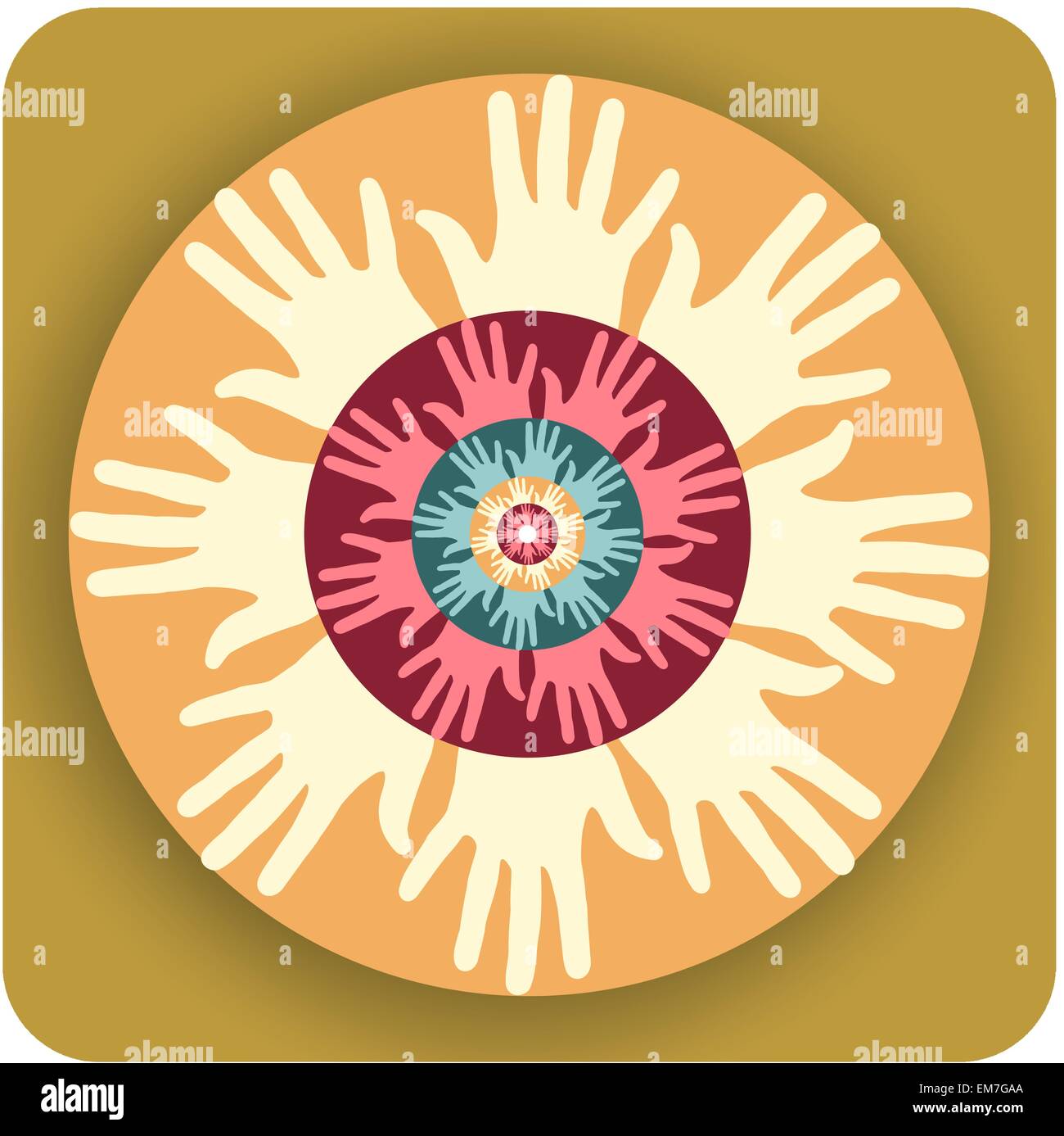 Colorful mandala hi-res stock photography and images - Alamy