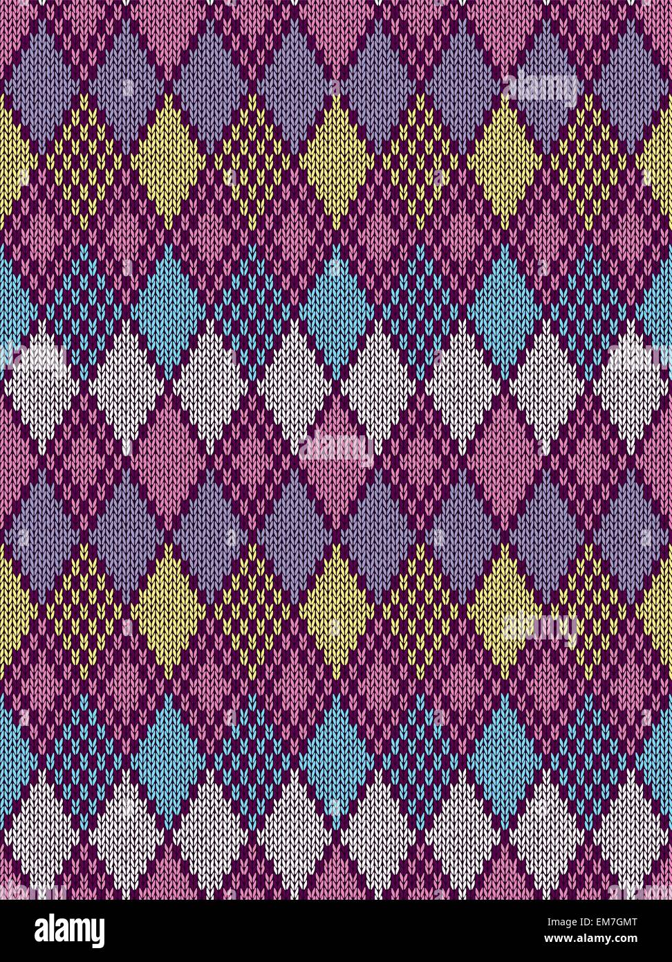 Style Seamless Knitted Pattern Stock Vector Image & Art - Alamy