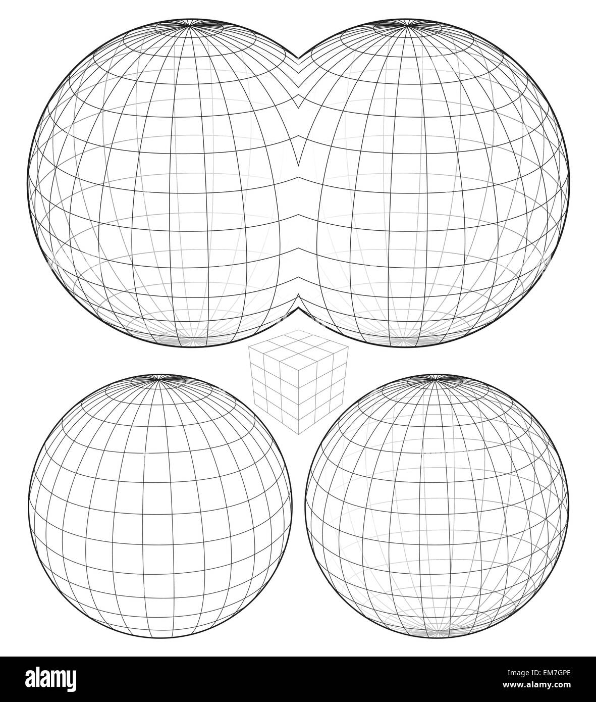 Wireframe art hi-res stock photography and images - Alamy