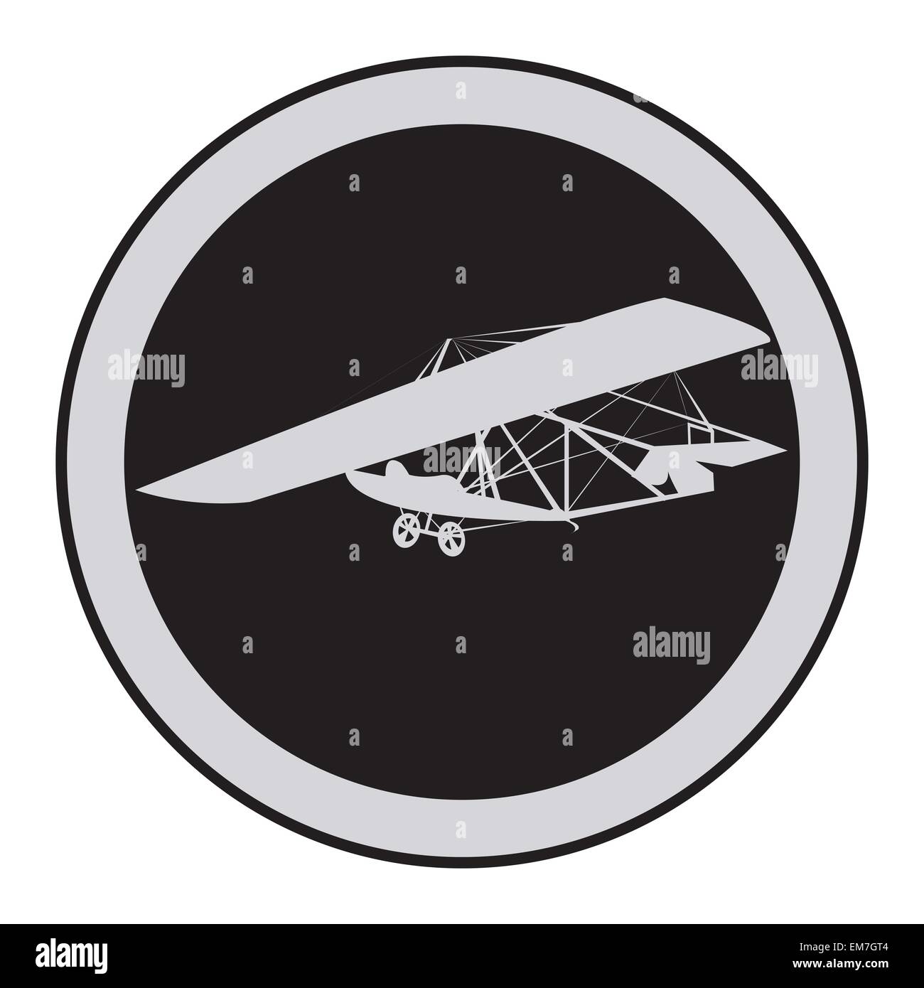 Old glider Stock Vector Images - Alamy